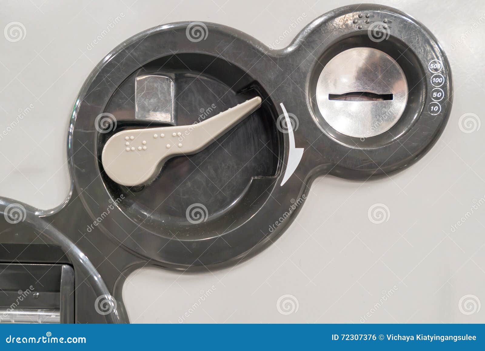 Vending Machine Coin Insert Stock Photo - Image of retro, coin: 72307376