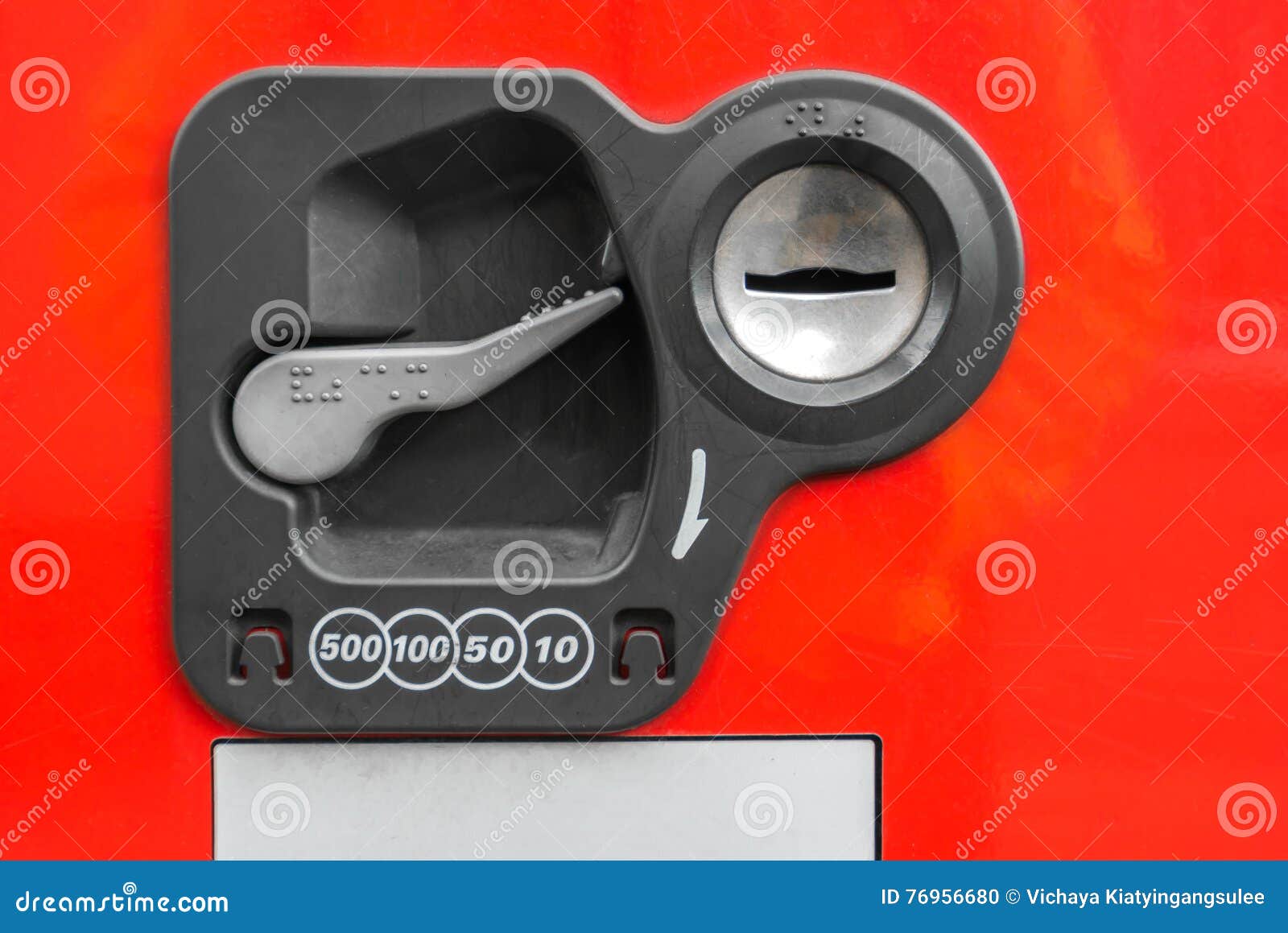 Vending Machine Coin Insert Stock Photo - Image of insert, closeup ...