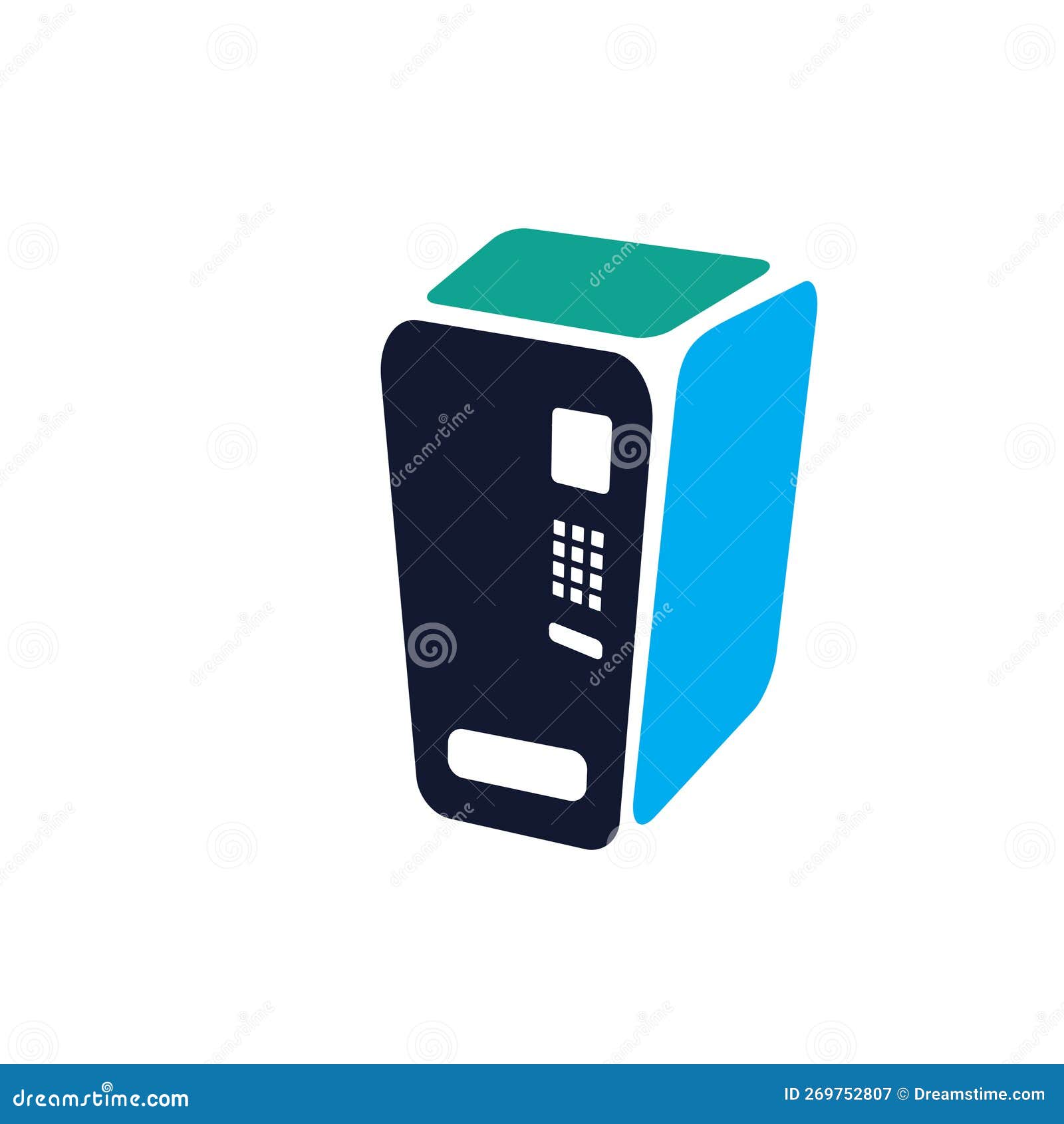 Vending Machine Drink Bottle Display Logo Design Stock Vector ...