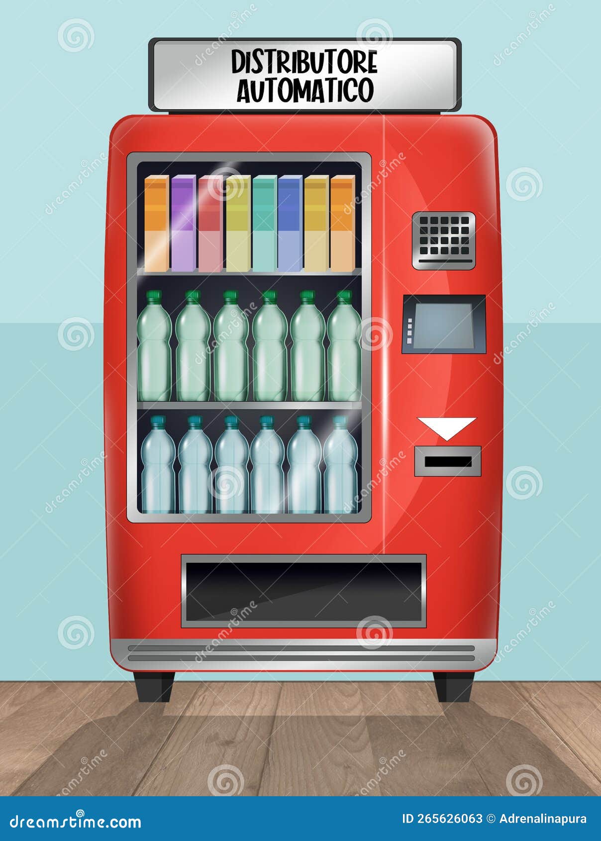 Vending Machine for Drinks and Snacks Stock Image - Image of food ...