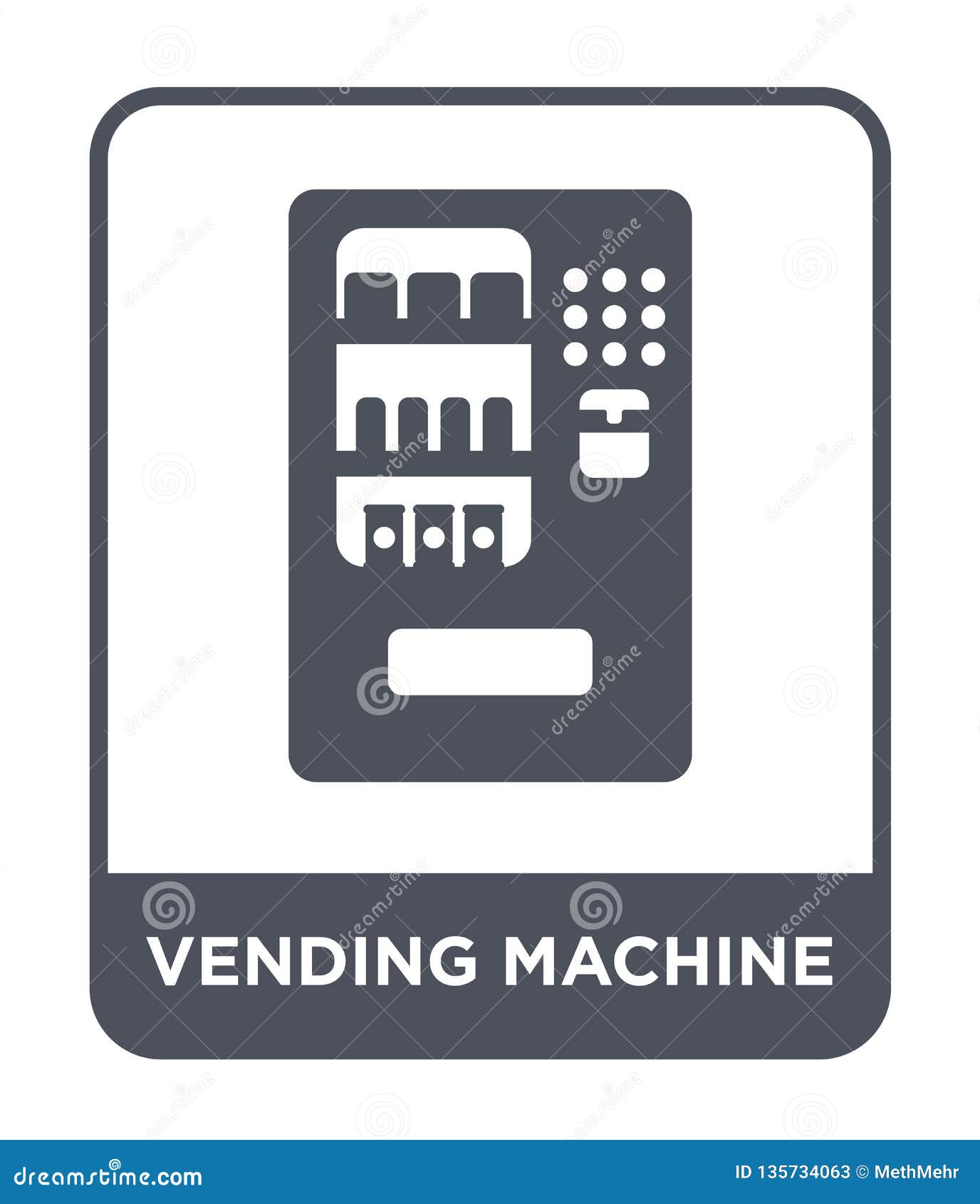 Vending Machine Icon In Trendy Design Style. Vending Machine Icon ... Vending Machine Icon In Trendy Design Style. Vending Machine Icon ...