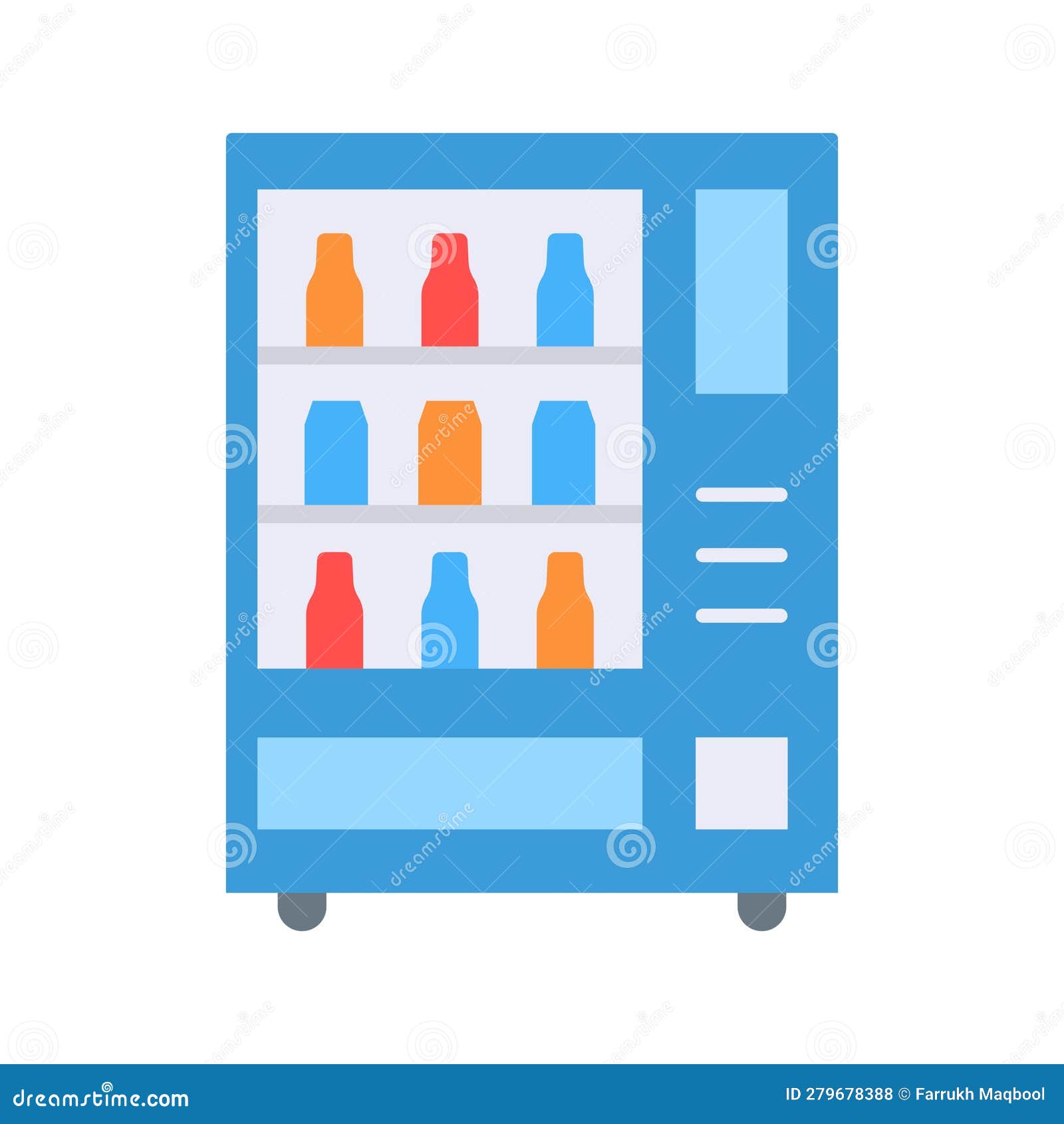 Vending Machine Icon Vector Image. Stock Vector - Illustration of icon, concept: 279678388