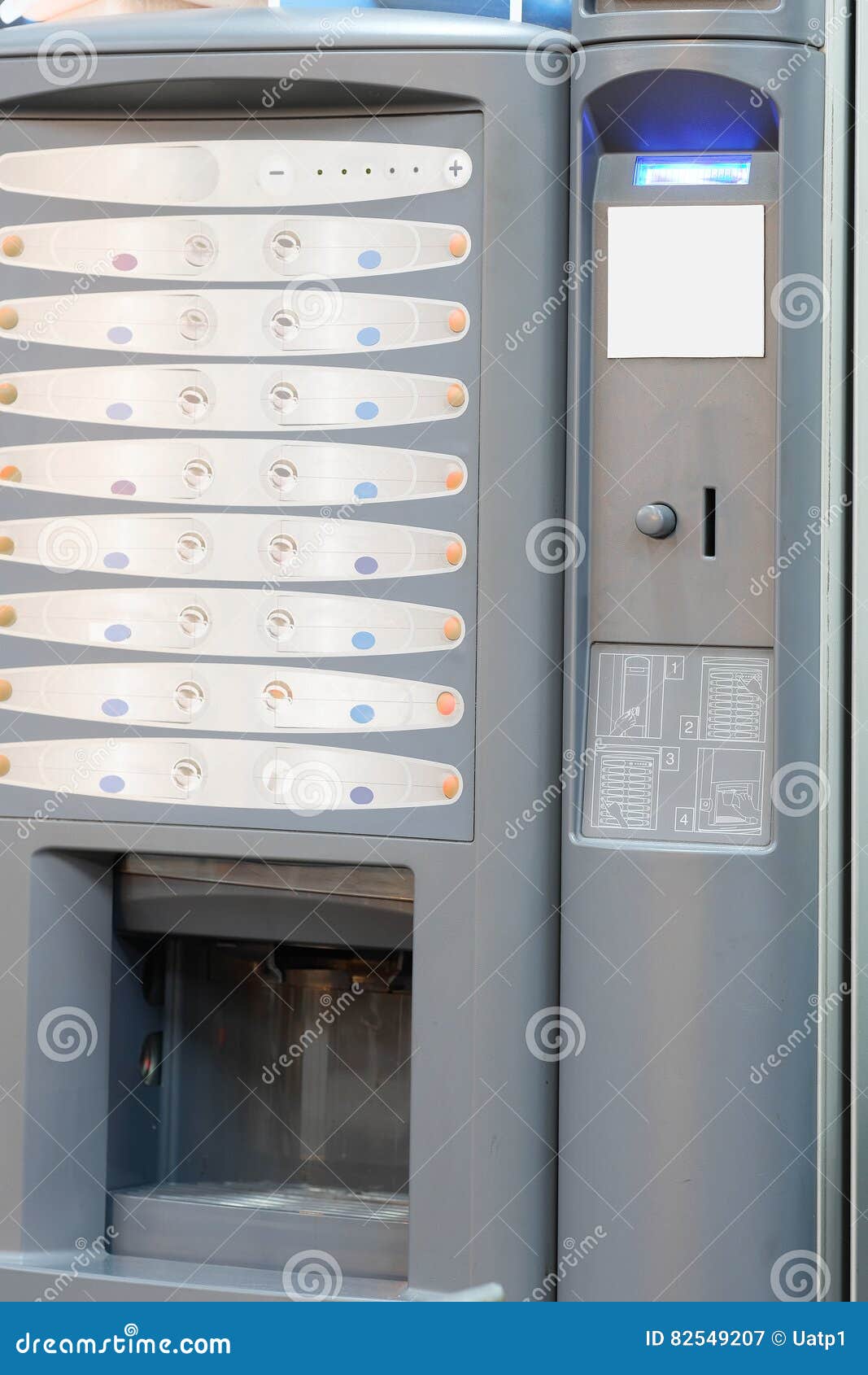 Vending machine stock image. Image of showwindow, equipment - 82549207