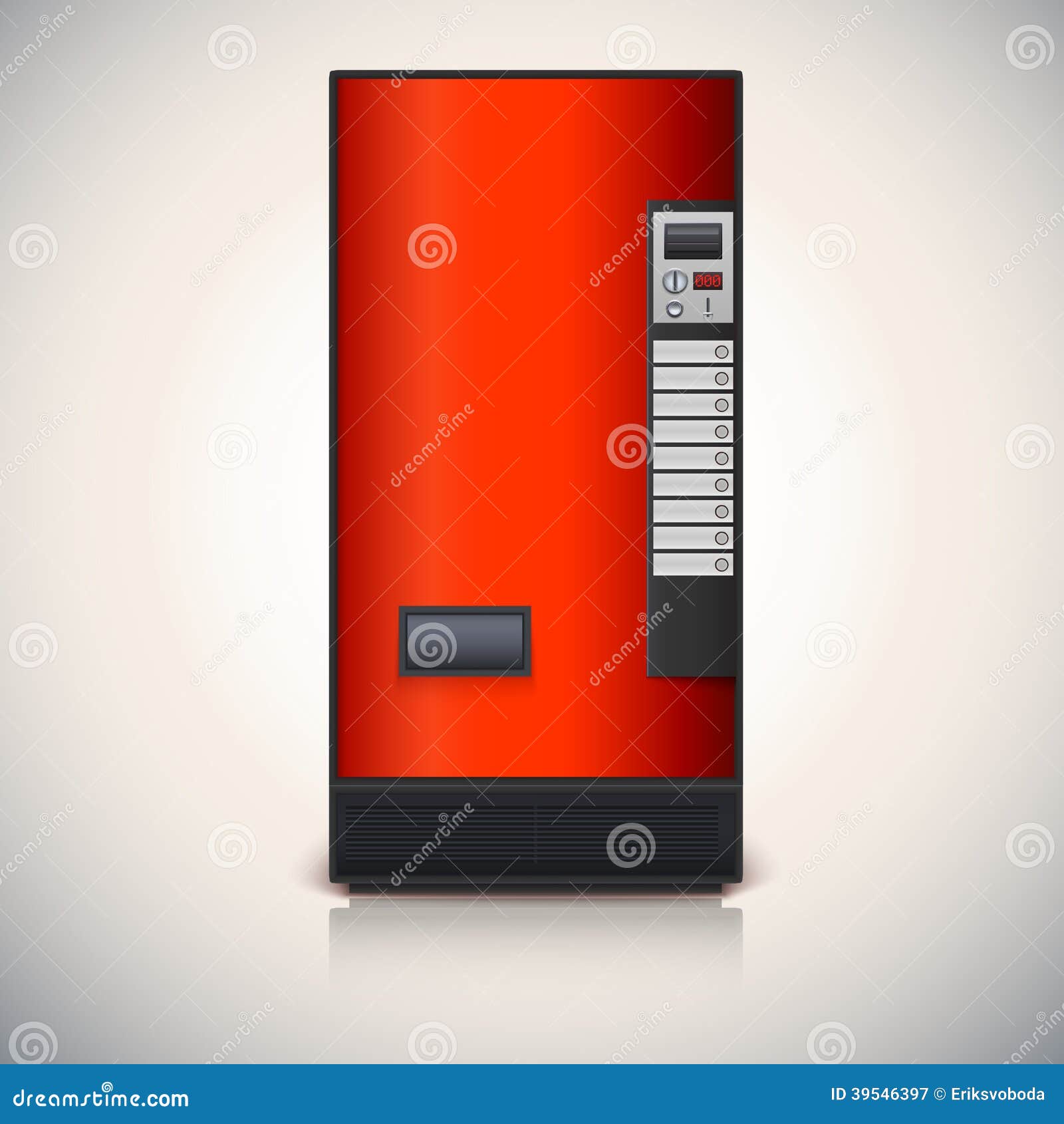 Vending Machine for the Sale of Drinks. Stock Vector - Illustration of ...
