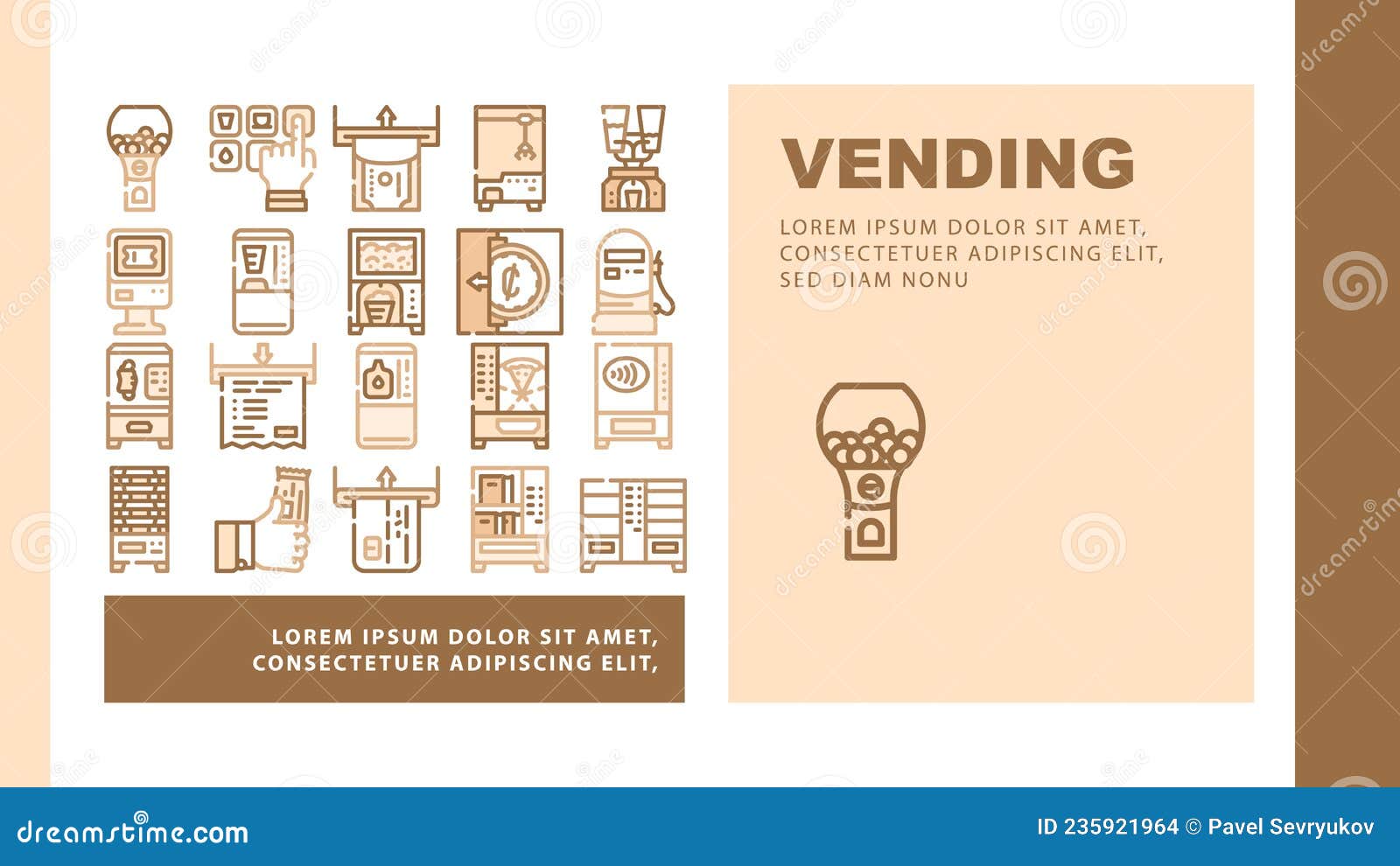 Vending Payment Machines Isometric Banners Set Cartoon Vector ...