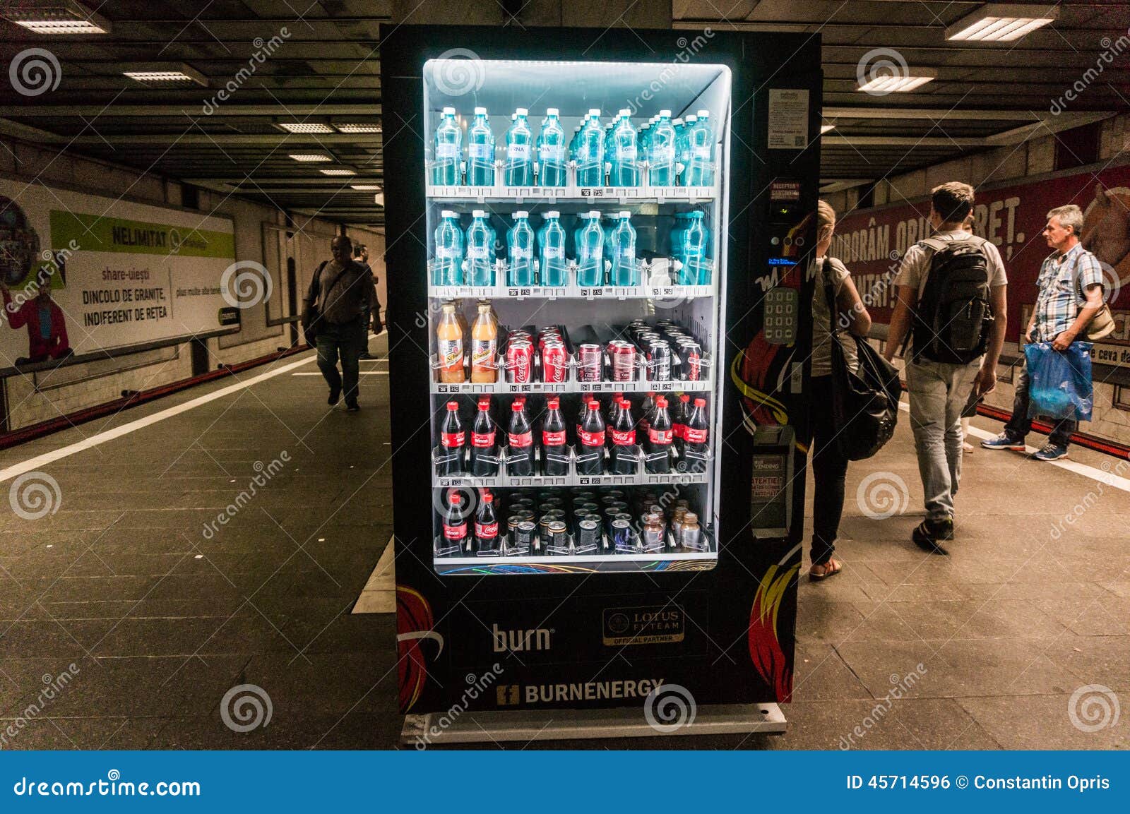 Vending machine editorial photo. Image of bottles, sell - 45714596