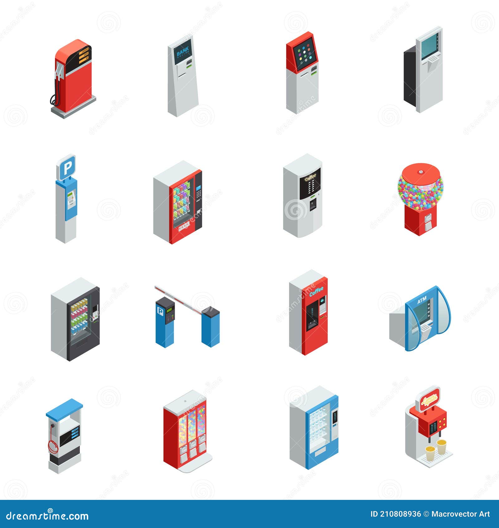 Vending Machines Icons Set stock vector. Illustration of drink - 210808936 Vending Machines Icons Set stock vector. Illustration of drink - 210808936