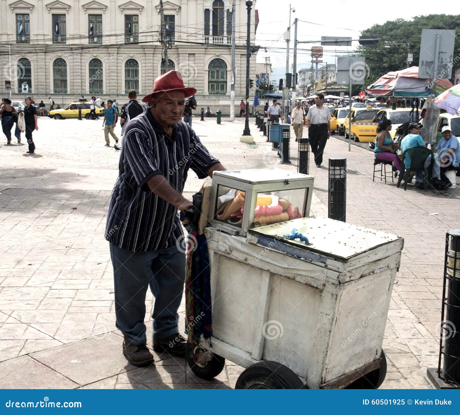 Venditore ambulante immagine editoriale. Immagine di america - 60501925
