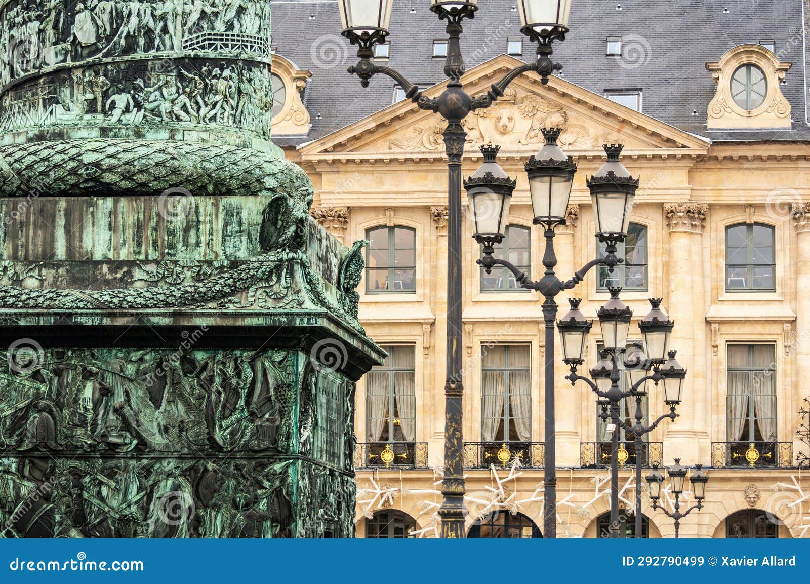 Vendome Square in Paris, France Stock Image - Image of history ...
