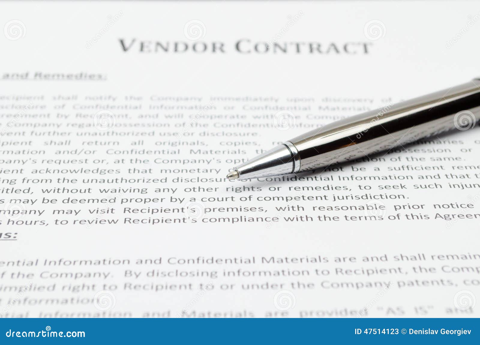 Vendor contract stock image. Image of home, vendor, banking - 47514123