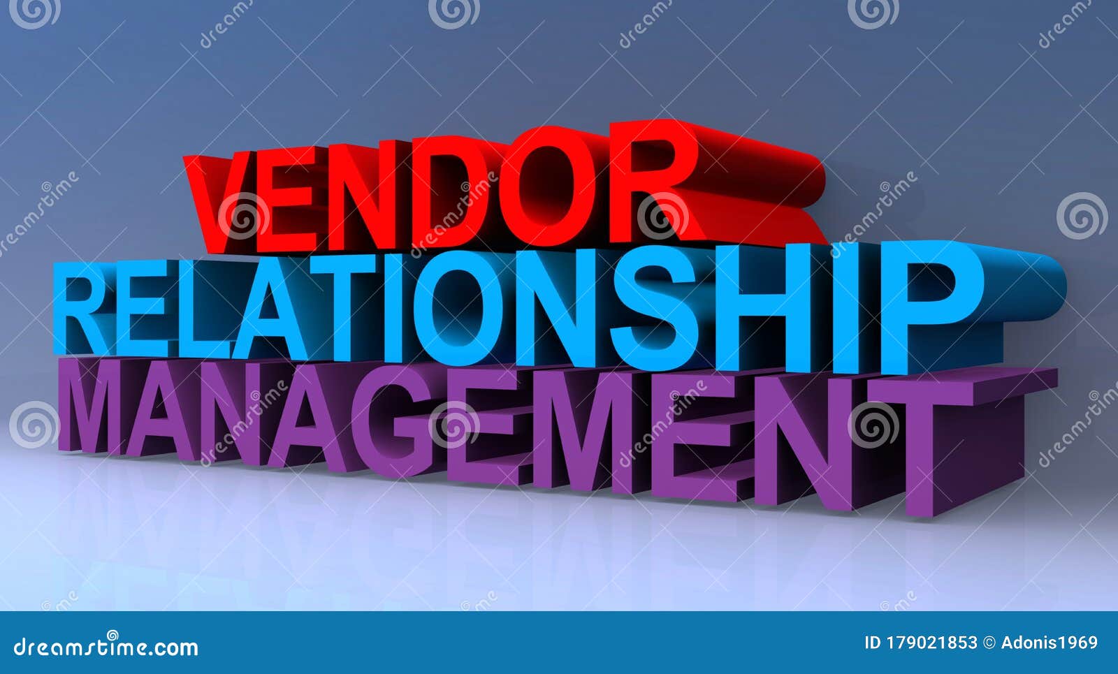 Vendor Relationship Management Stock Illustration - Illustration of ...