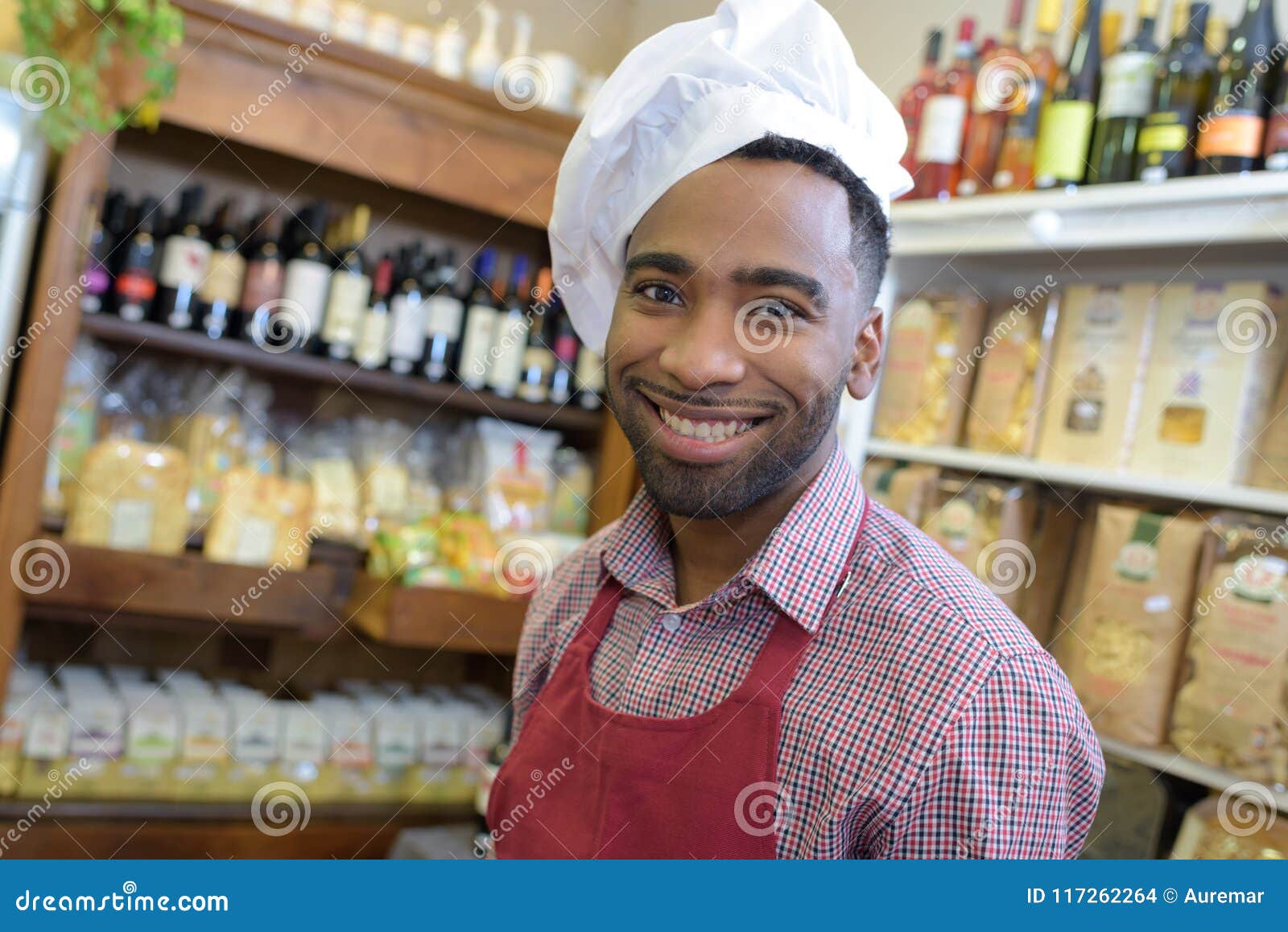 Vendor wearing a toque stock photo. Image of toque, pose - 117262264