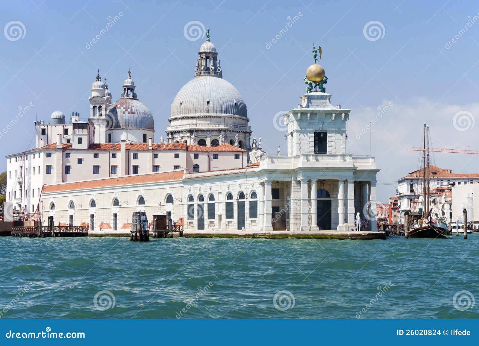 Venecia, Della Dogana De Punta. Italia. Foto de archivo - Imagen de ...