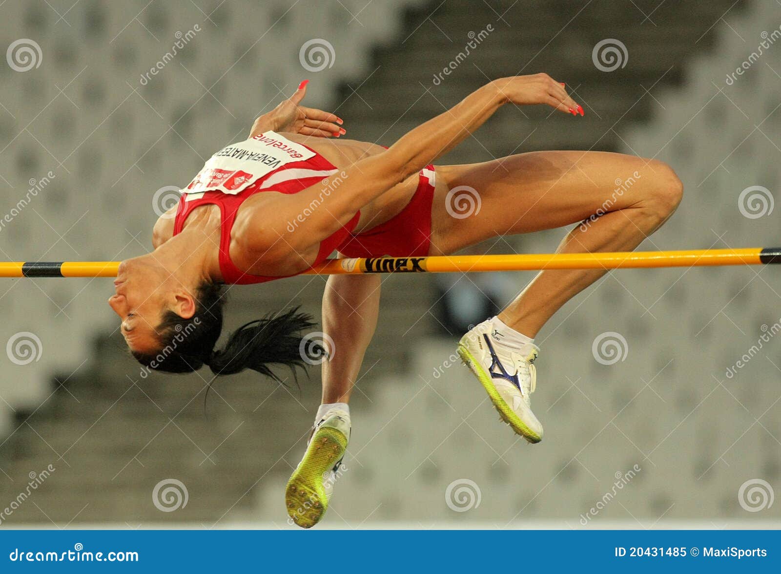 Venelina Veneva-Mateeva of Bulgaria Editorial Image - Image of stadium ...