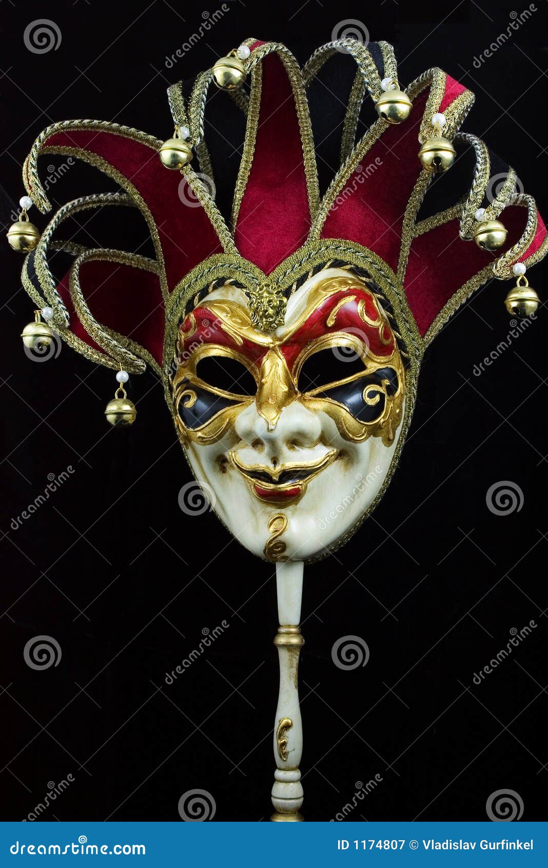 Venetiaans Carnaval masker stock afbeelding. Image of mens - 1174807