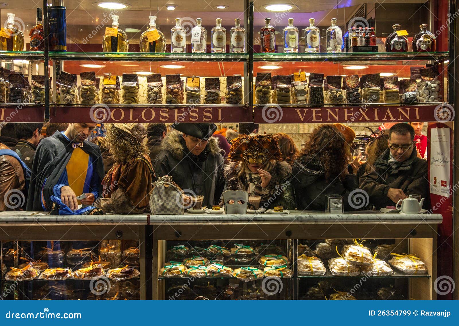 Venetian Cafe editorial stock image. Image of caffeteria - 26354799