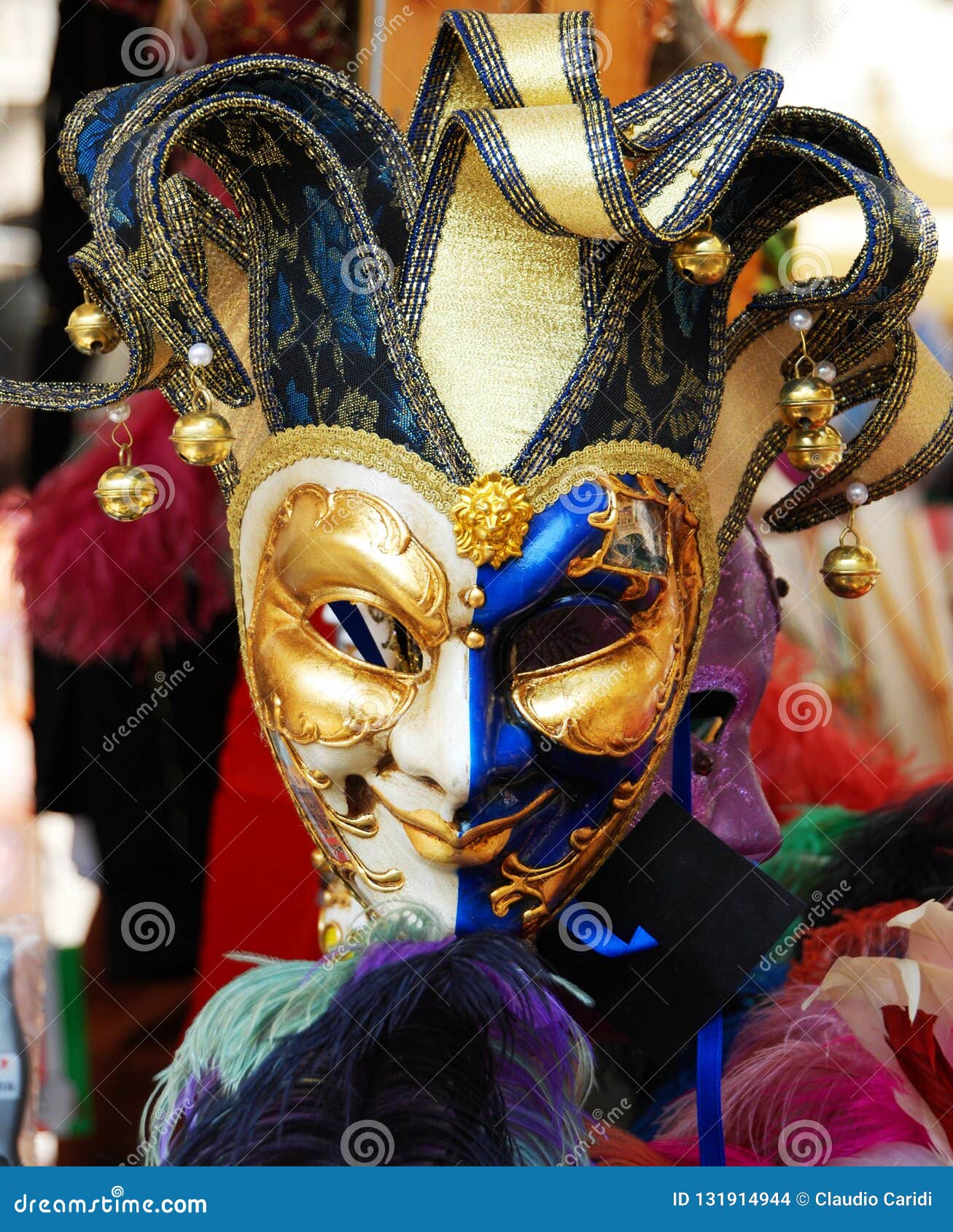 Venetian carnival mask stock photo. Image of vintage - 131914944