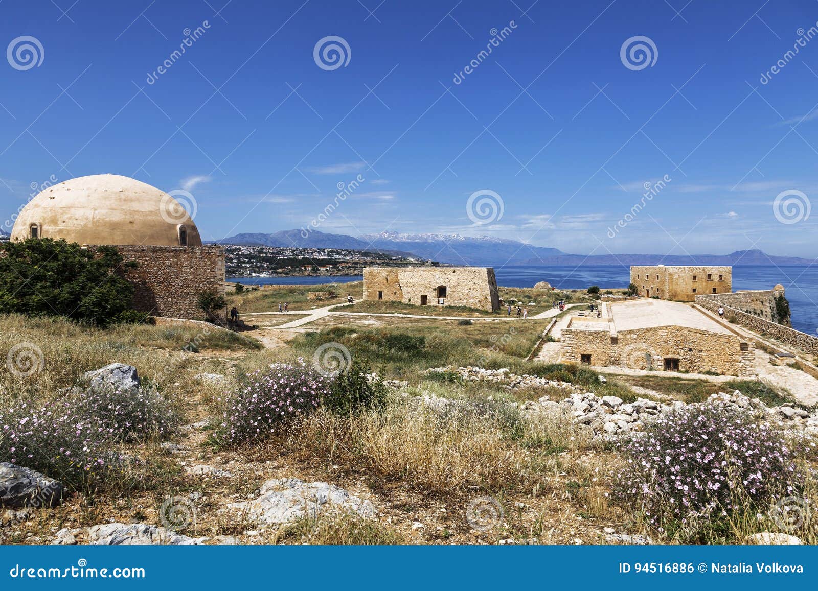 The Venetian Castle Fortezza in Rethymno, Crete Editorial Photo - Image ...