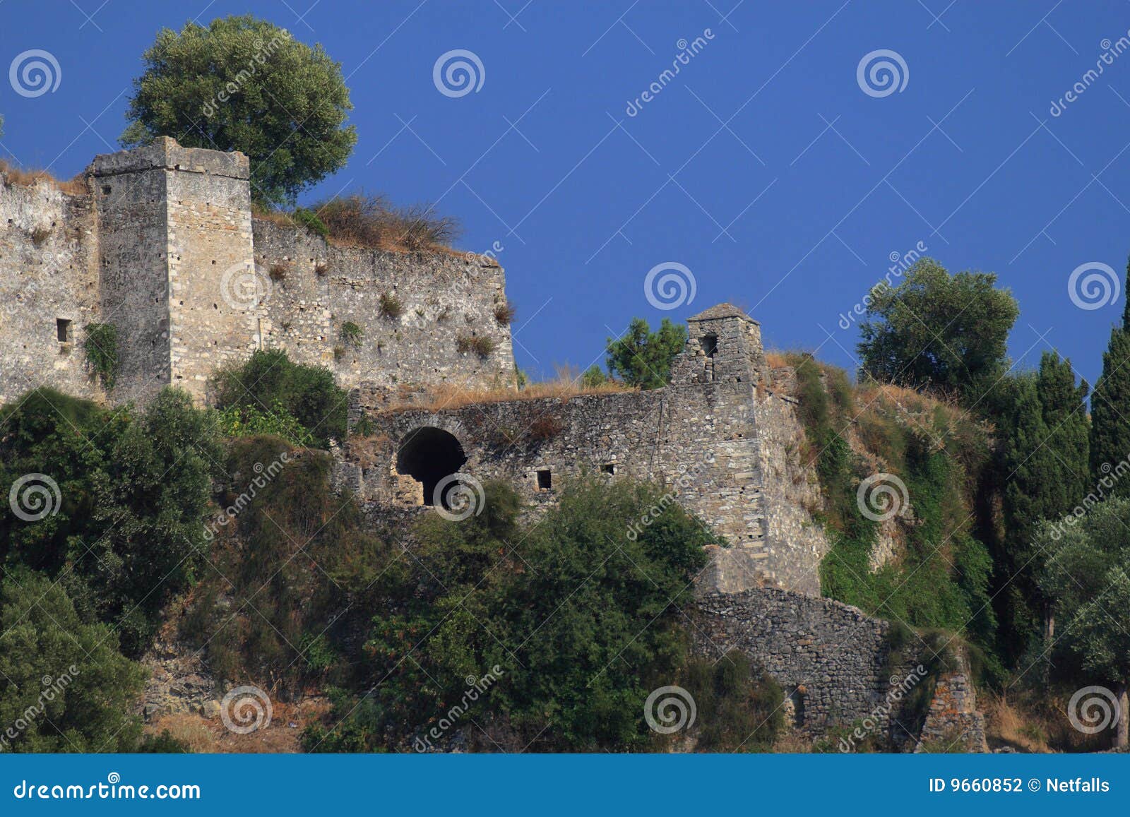Venetian Castle Of Parga Greece Stock Photo - Image: 9660852