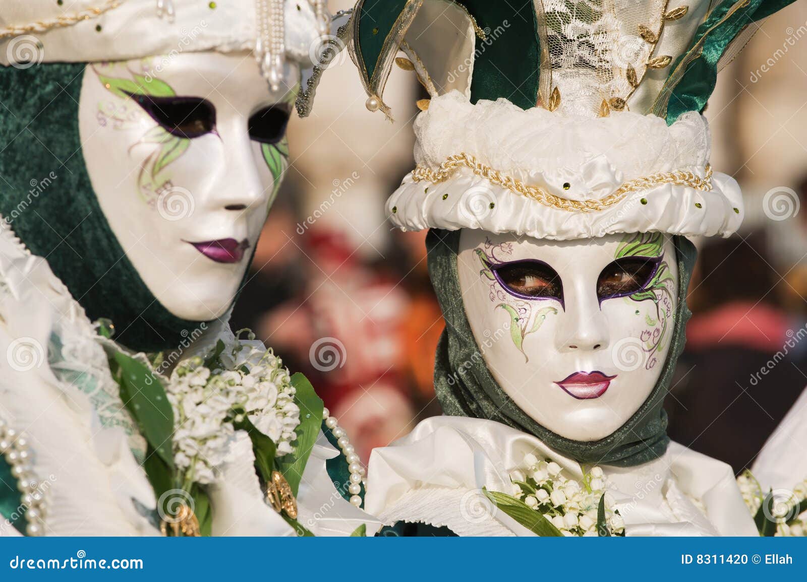 Venetian costumes stock photo. Image of banquet, carnival - 8311420