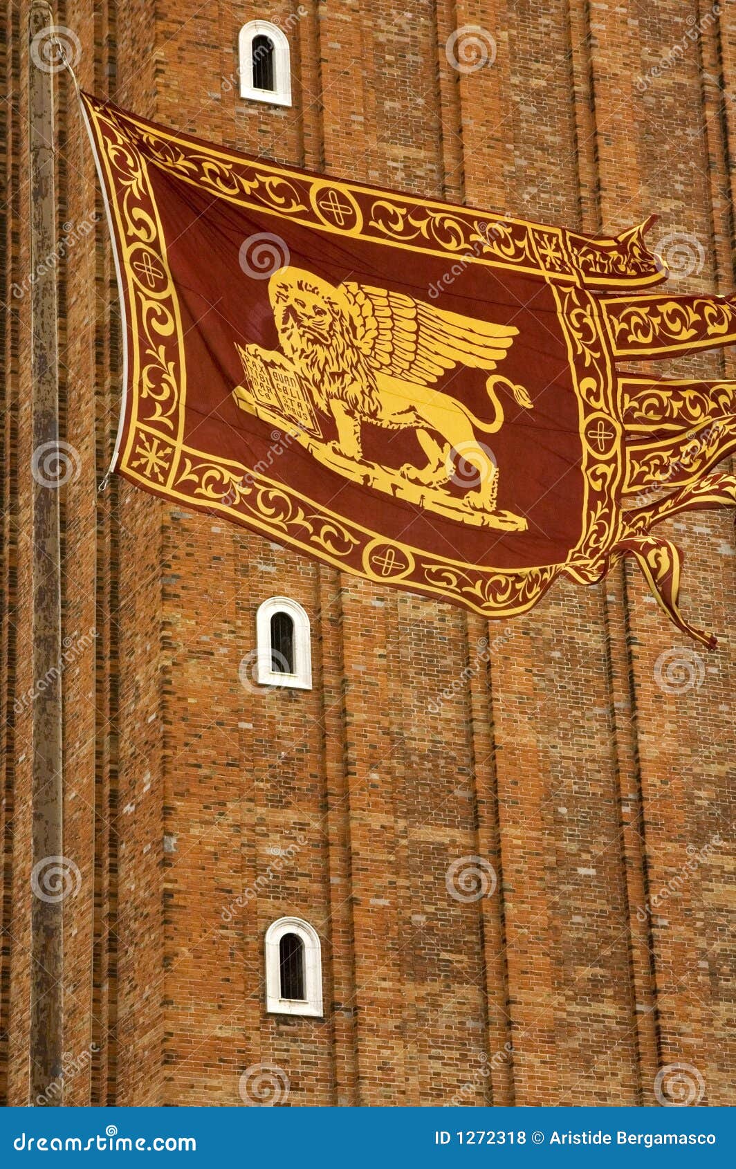 Venetian flag stock photo. Image of hystorical, leisure - 1272318