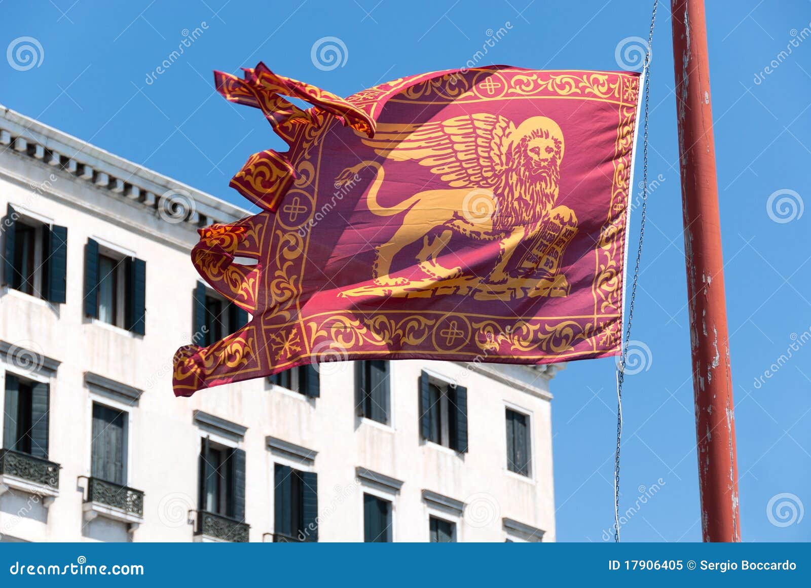 Venetian flag stock image. Image of colors, marco, symbol - 17906405