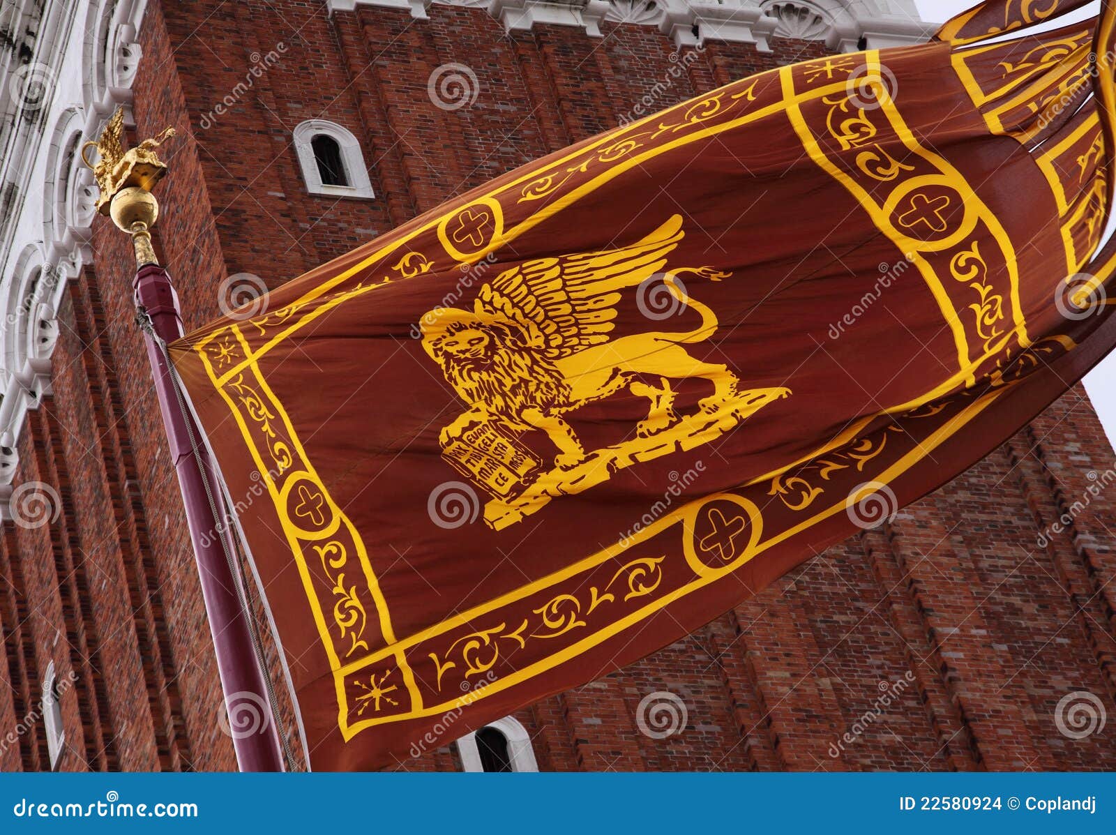 Venetian Flag stock photo. Image of griffin, flag, campanile - 22580924