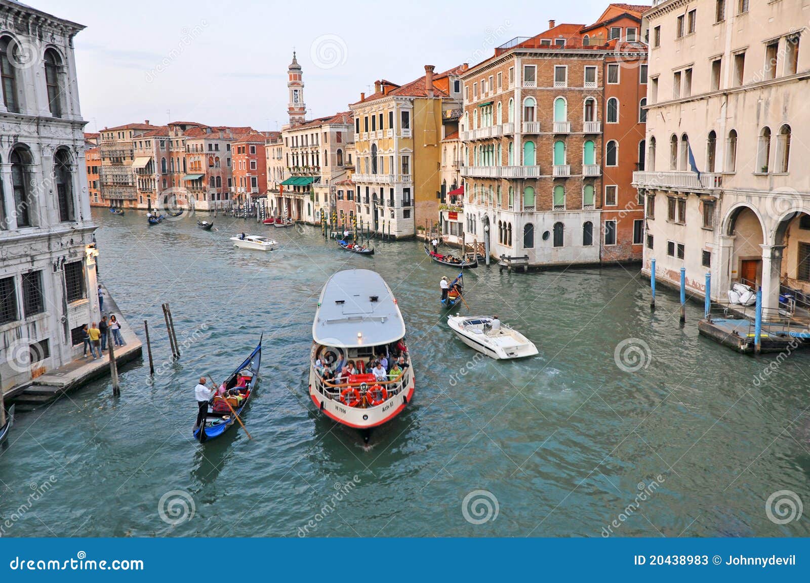 Venetian Grand Channel editorial stock photo. Image of history - 20438983