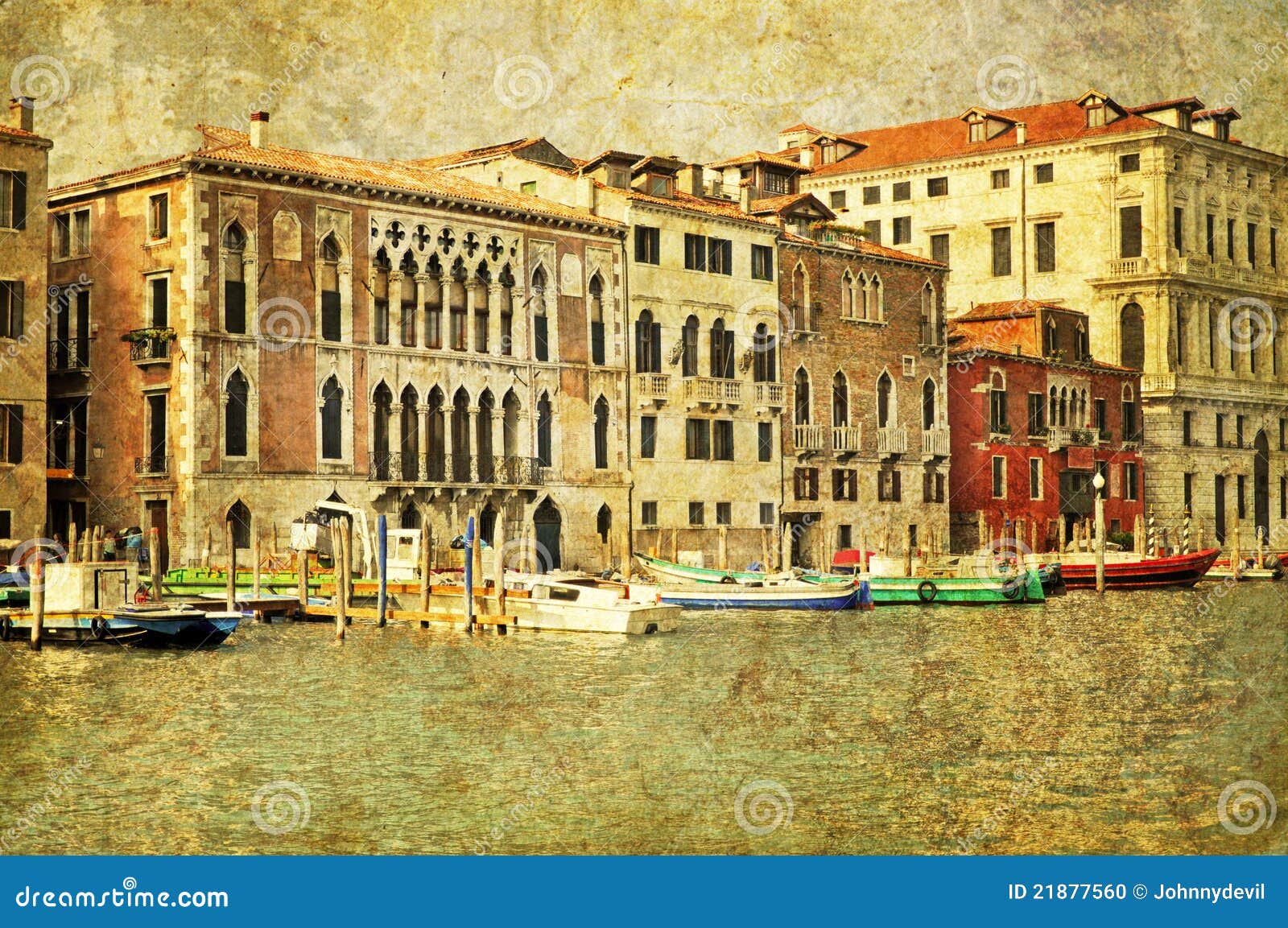 Venetian Grand Channel stock photo. Image of grand, history - 21877560