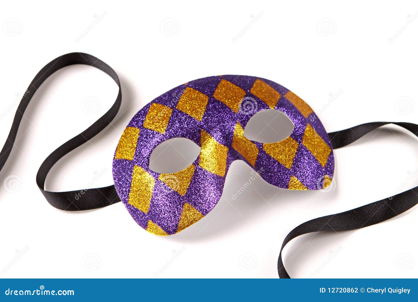 Venetian Harlequin Mask stock photo. Image of carnival - 12720862