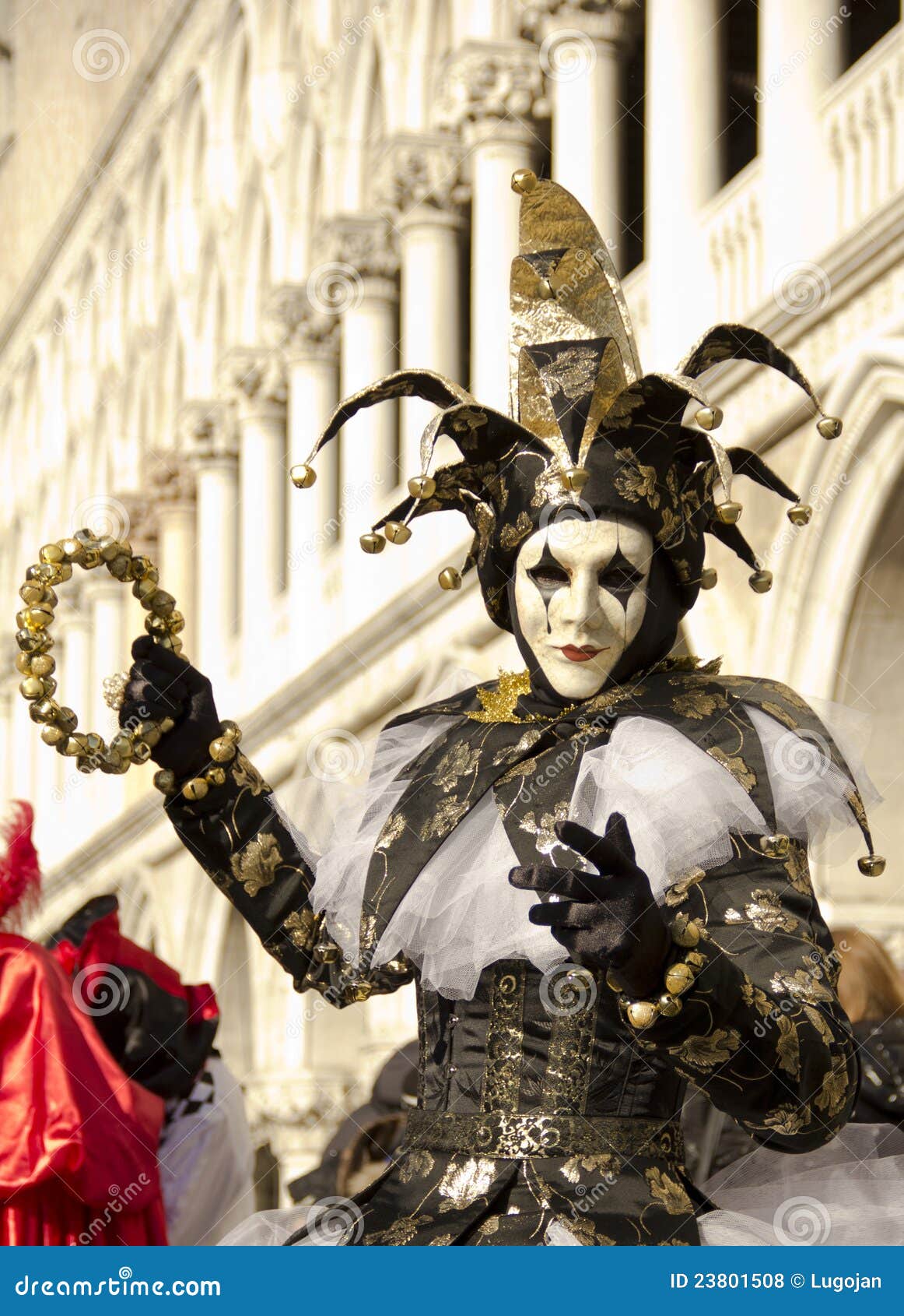 Venetian Jester editorial stock photo. Image of holiday - 23801508