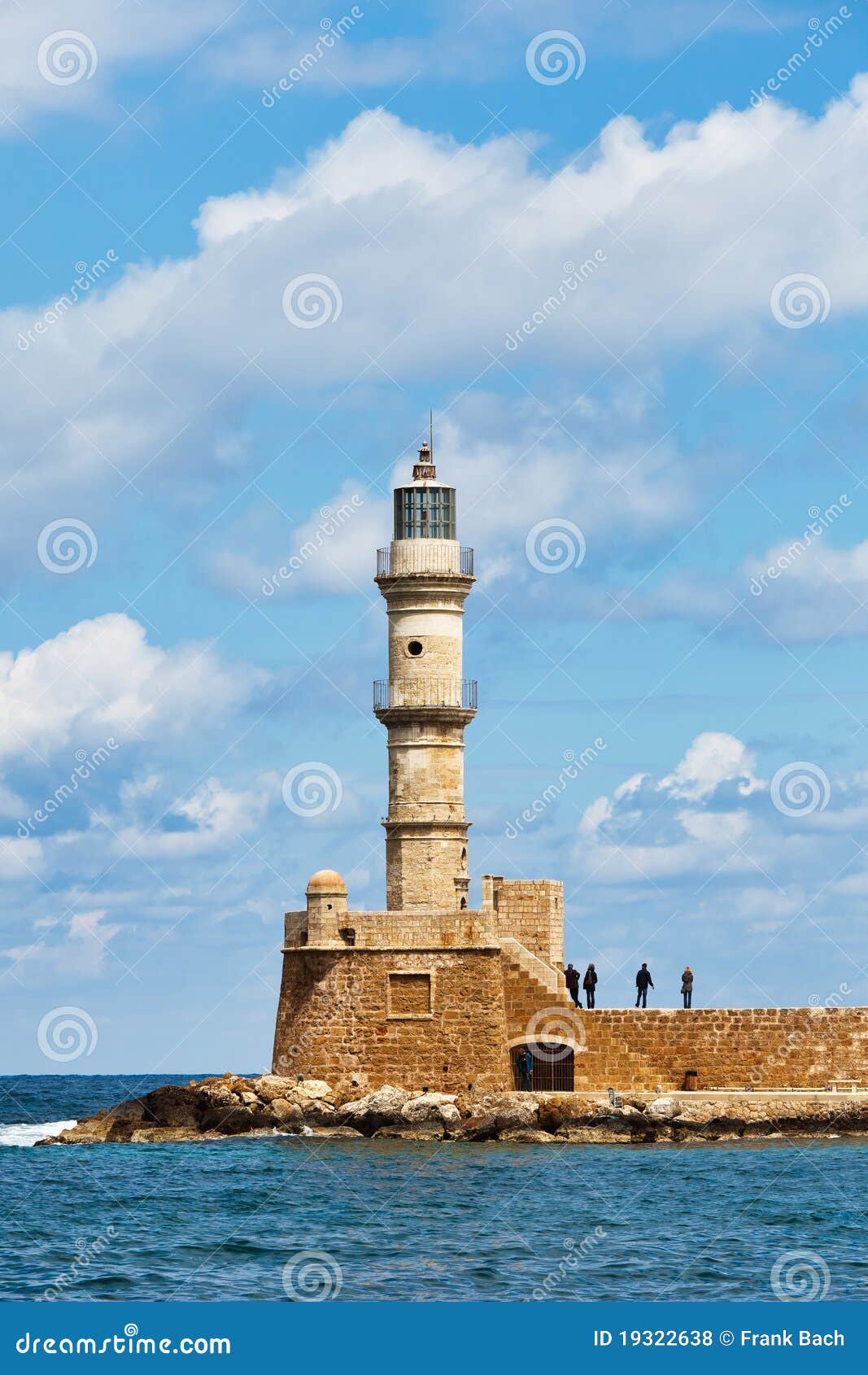 Venetian Lighthouse in Chania, Stock Photo - Image of scenic ...