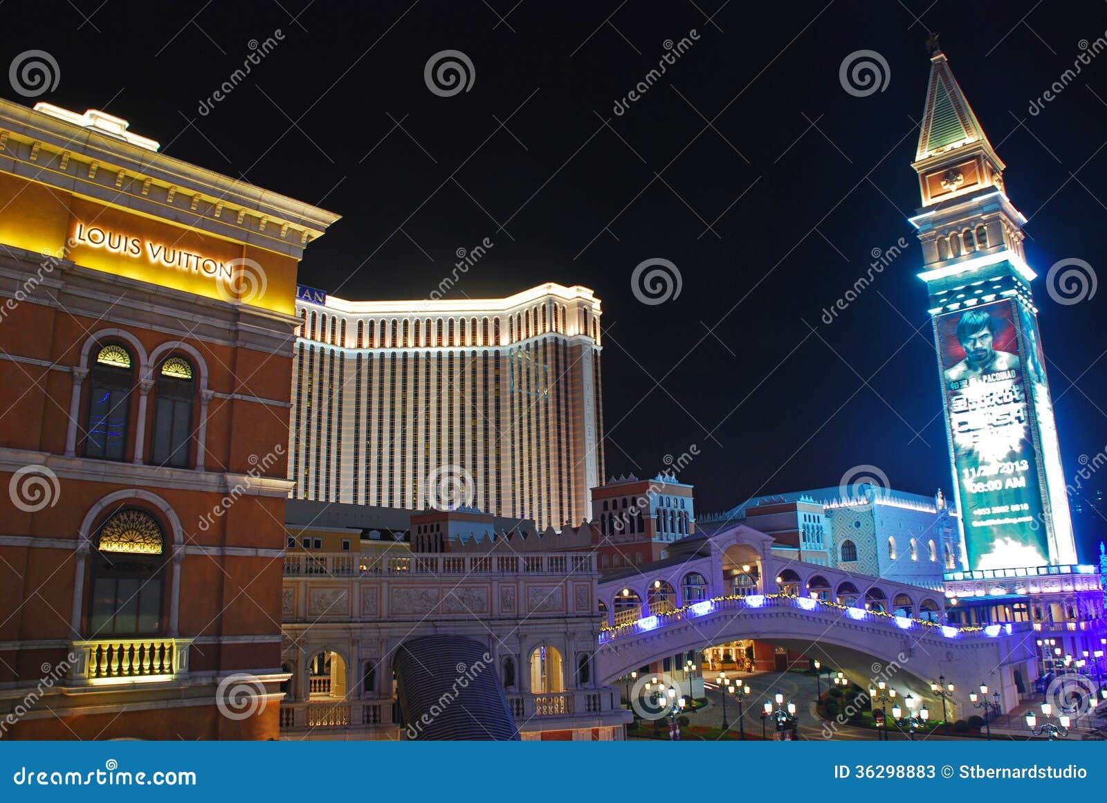 The Venetian Macao Building Taken from Outside Editorial Stock Photo ...