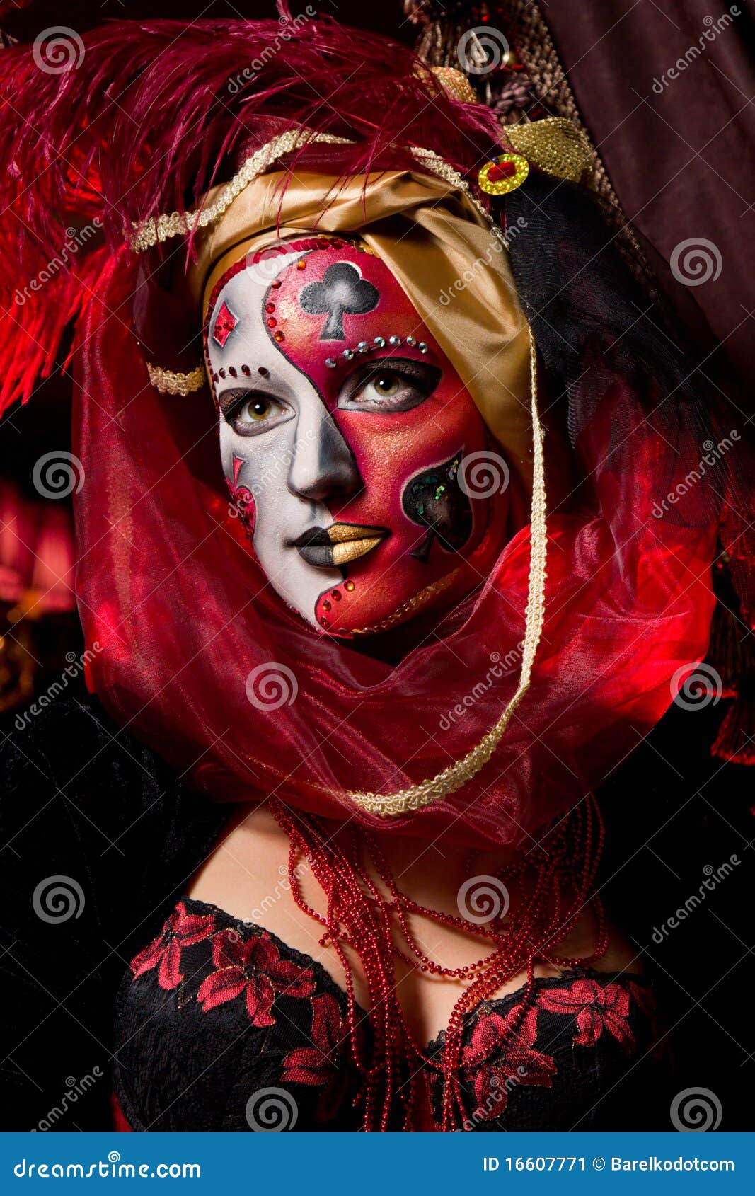 Venetian Playing Card Mask Stock Photo | CartoonDealer.com #43019454