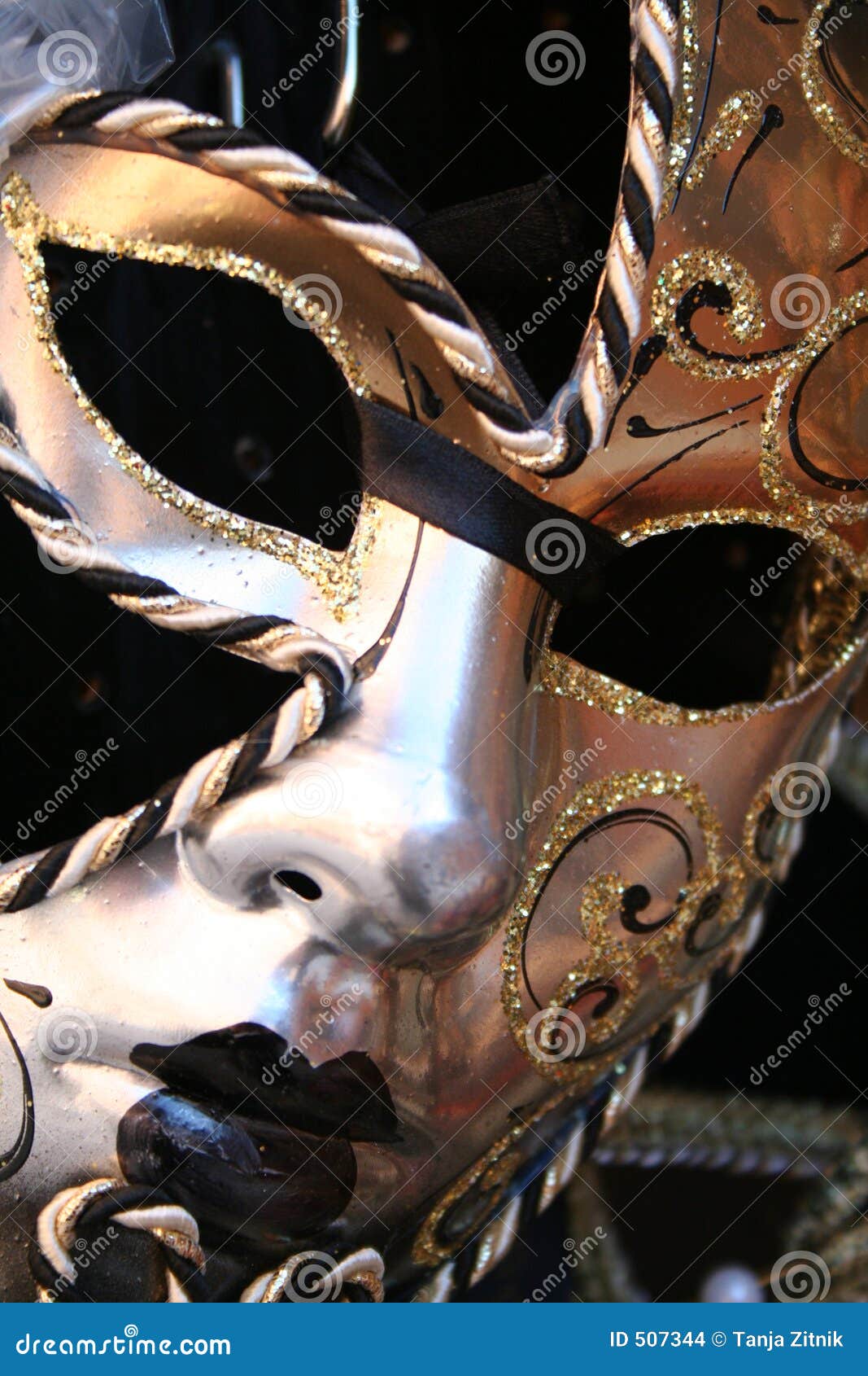 Venetian mask 2 stock photo. Image of costume, feather - 507344