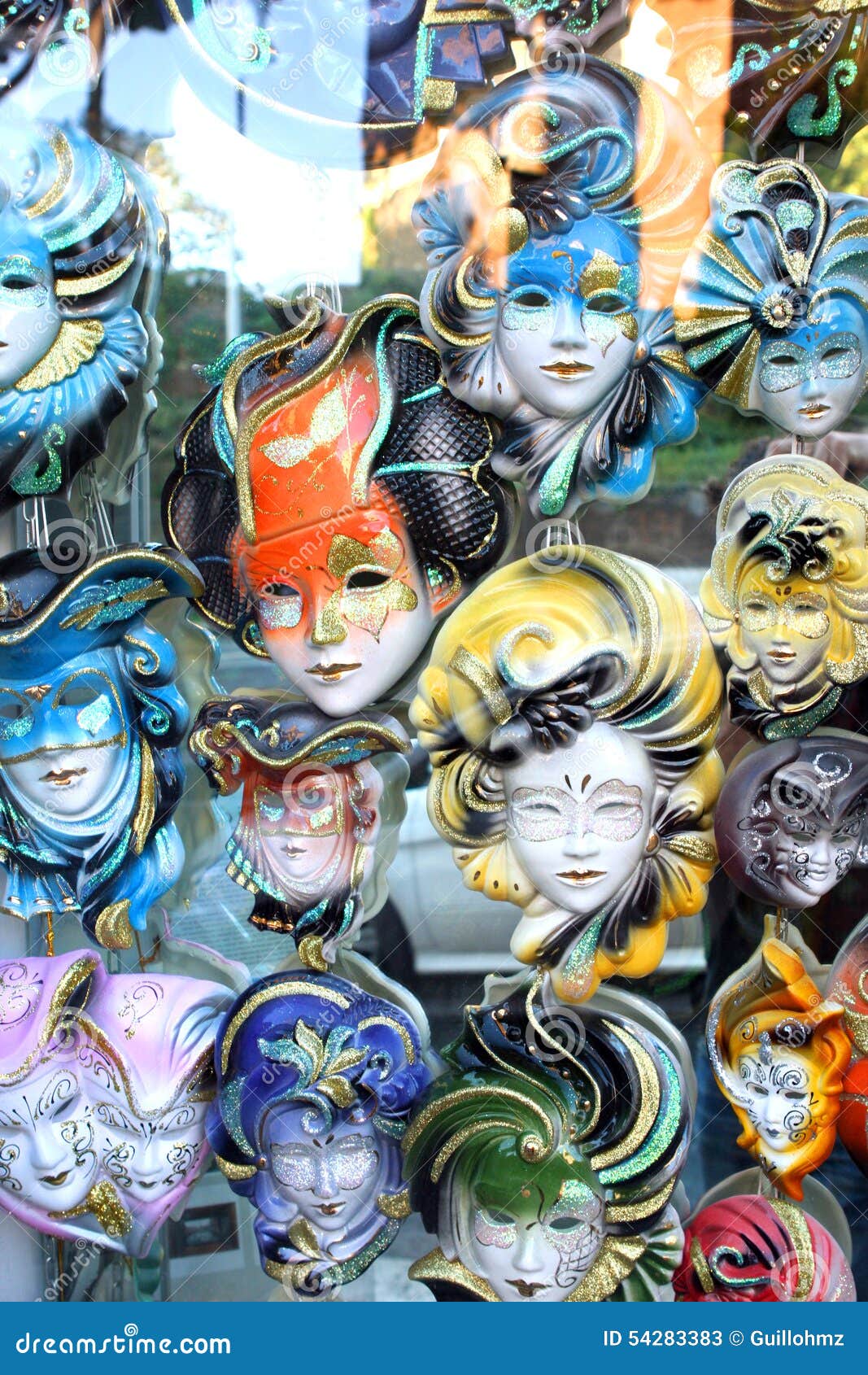 Venetian mask Rome Italy editorial stock photo. Image of mask - 54283383