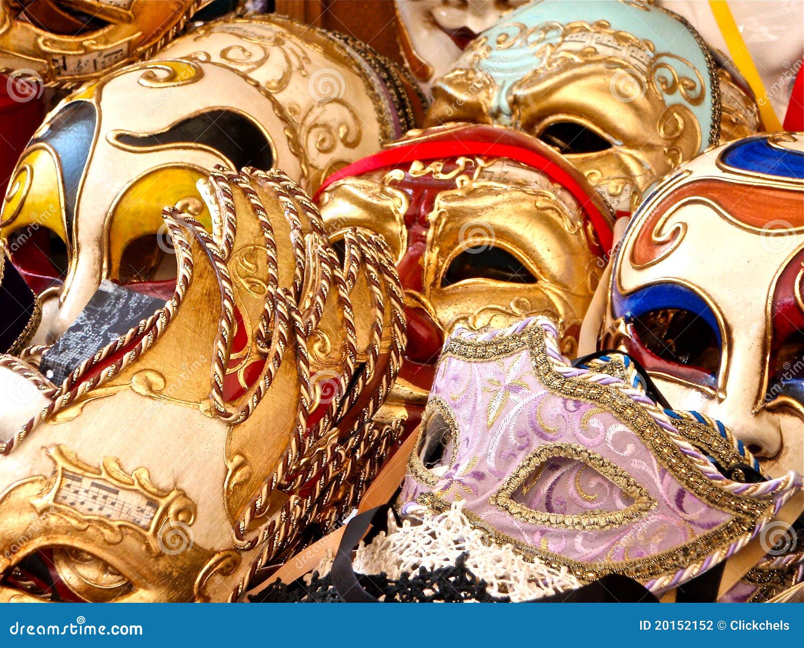 Venetian Masquerade stock photo. Image of europe, colours - 20152152