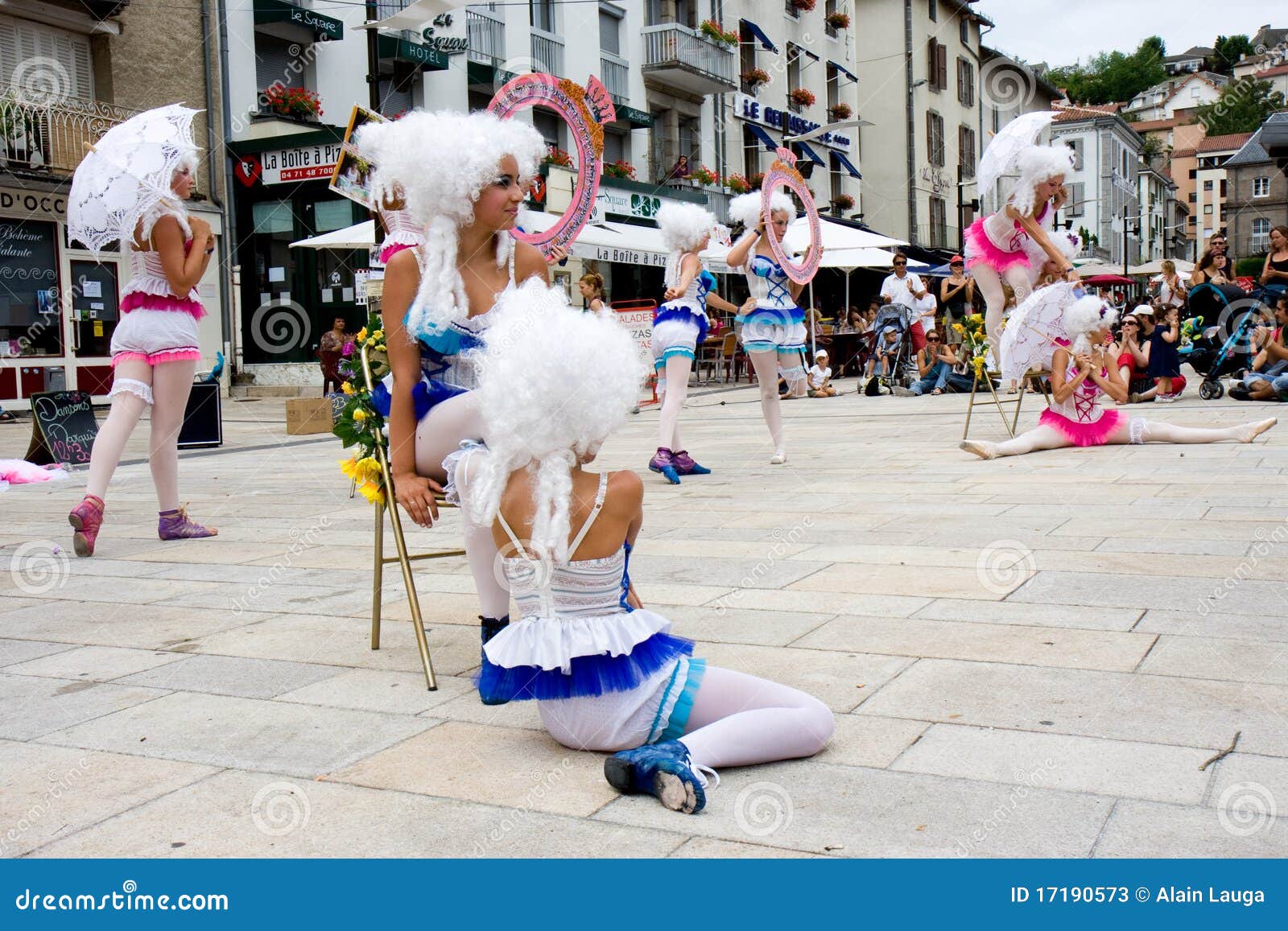 Venetian street show editorial stock photo. Image of august - 17190573
