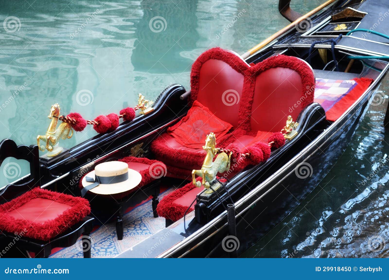 Venetian Typical Boat - Gondola Stock Photo - Image of ride, city: 29918450