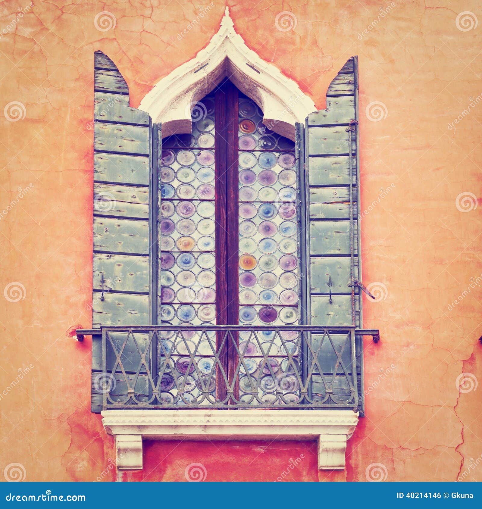 Venetian Window stock photo. Image of frame, medieval - 40214146