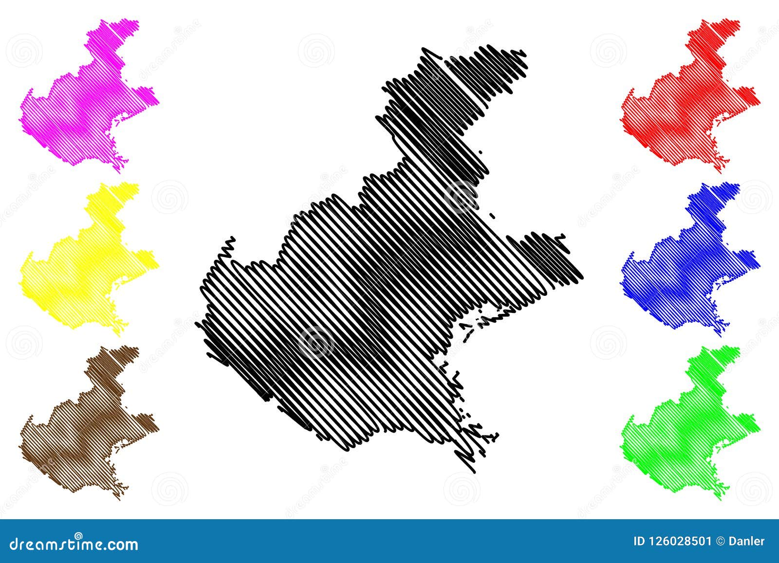 Veneto map vector stock vector. Illustration of autonomy - 126028501