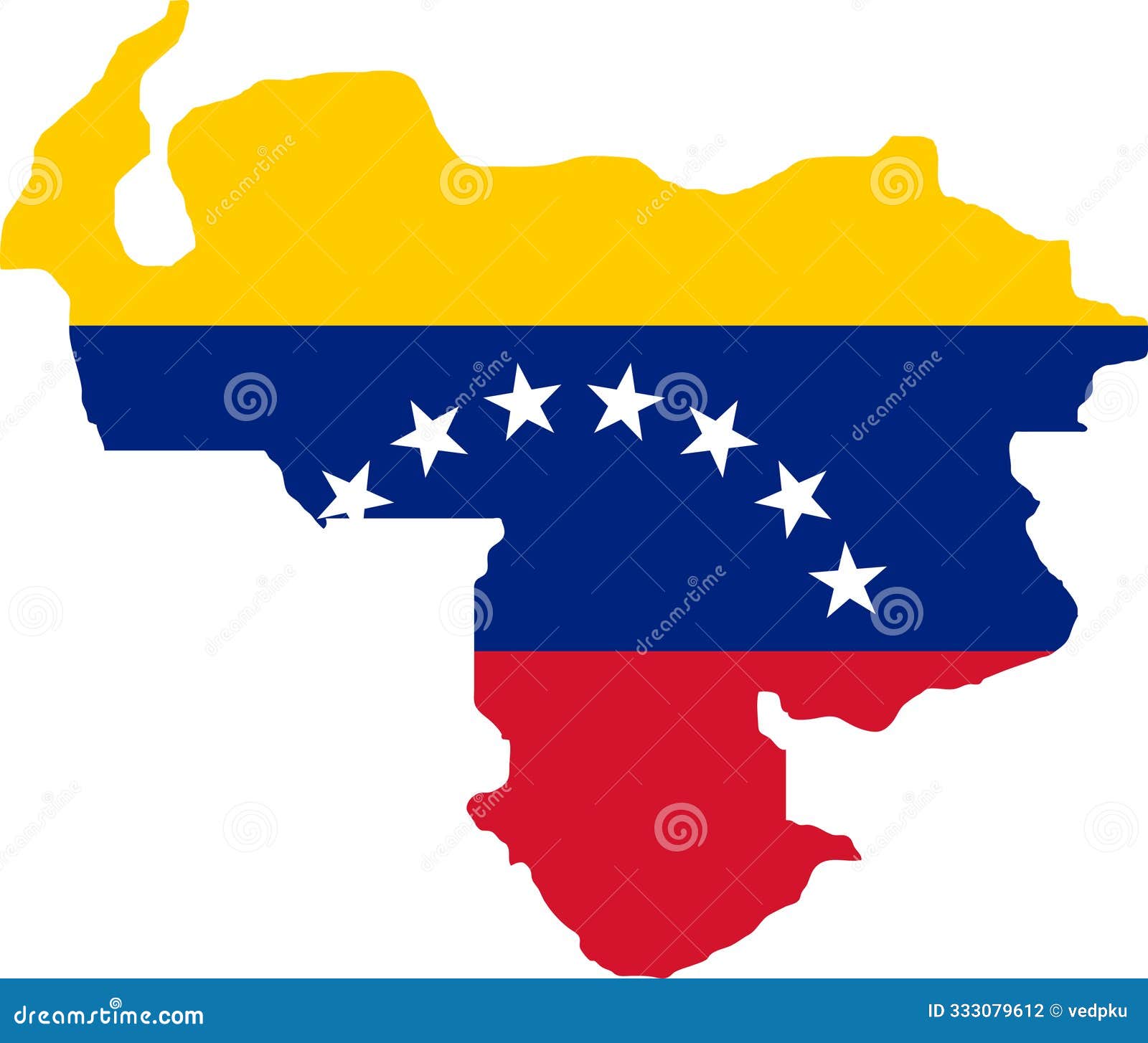 Venezuela Flag in Map, Venezuela Map with Flag, Country Map, Venezuela ...