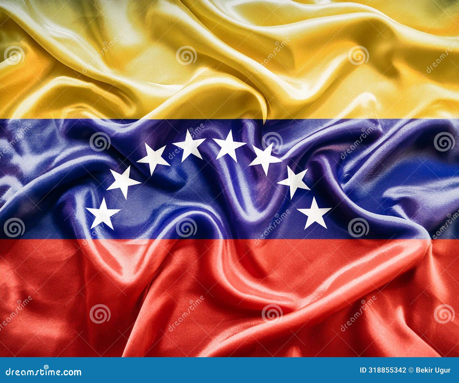 Venezuela Flag. the National Flag of Venezuela Stock Photo - Image of ...