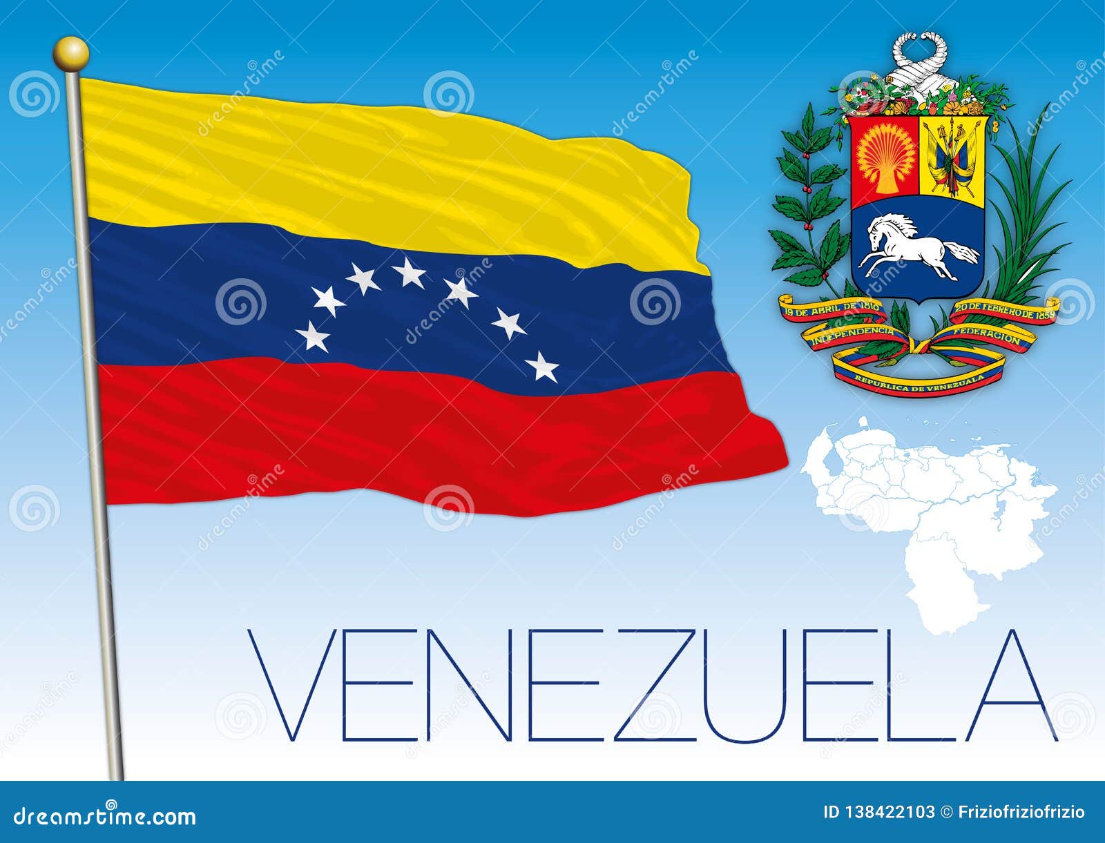Official Venezuelan Flag