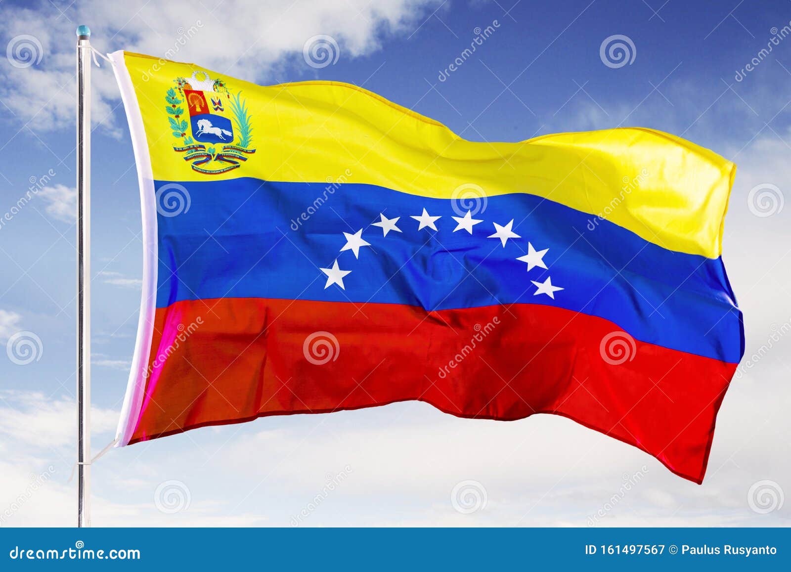 Venezuela National Flag Painted Old Oak Wood Royalty-Free Stock Image ...