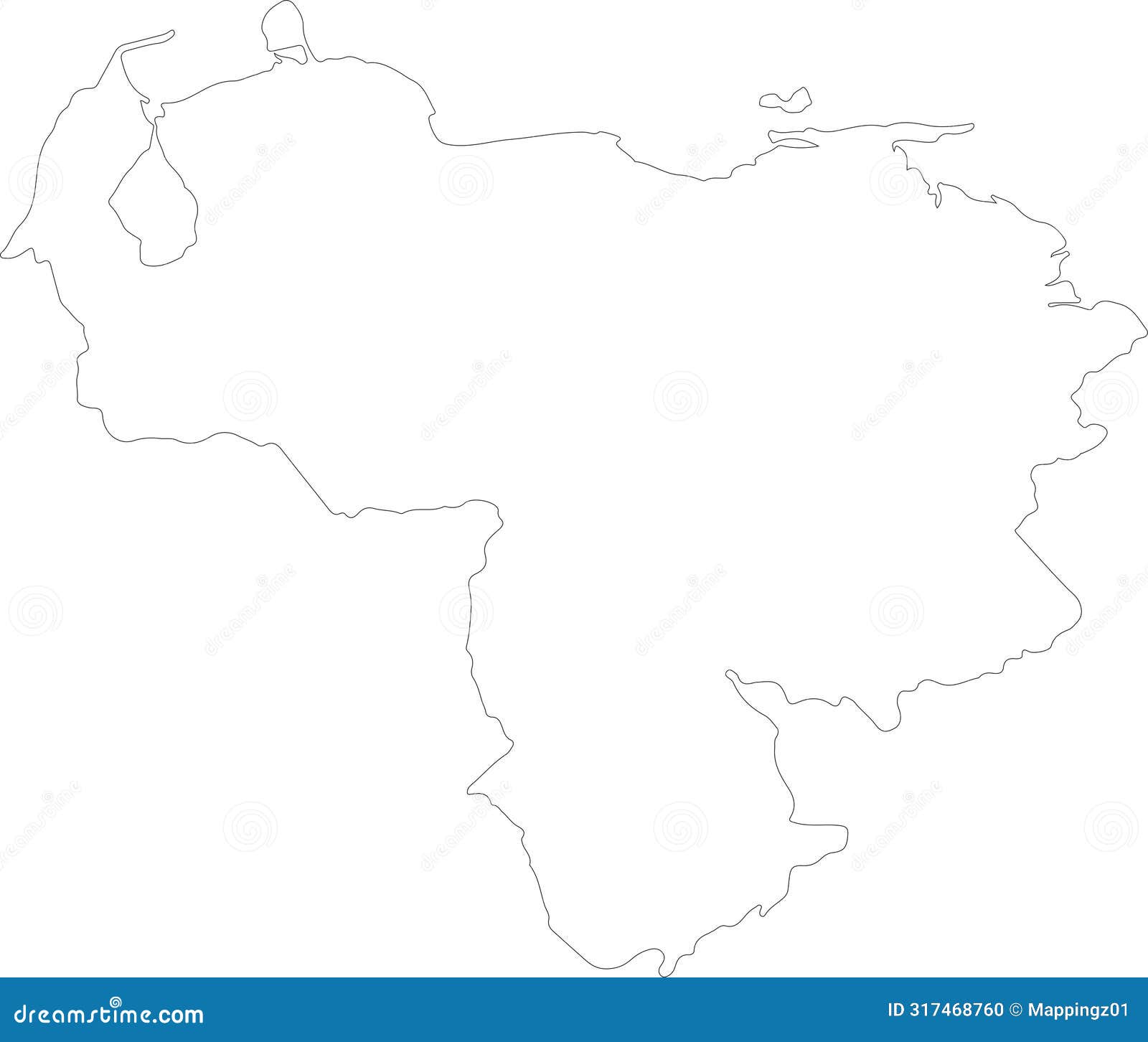 venezuela map printable