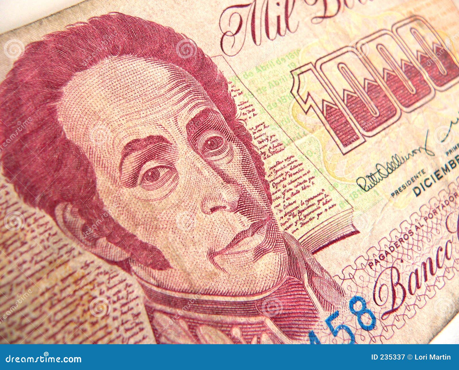 Venezuelan Money stock image. Image of dollar, price, gamble - 235337