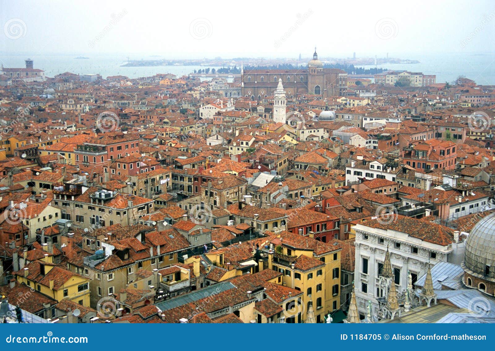 Venice from Above stock image. Image of romance, roof - 1184705