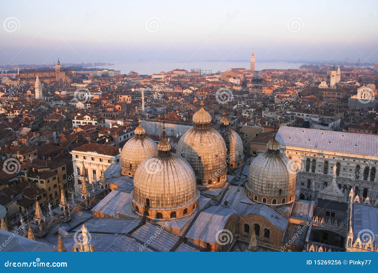 Venice from above - Italy stock photo. Image of mark - 15269256