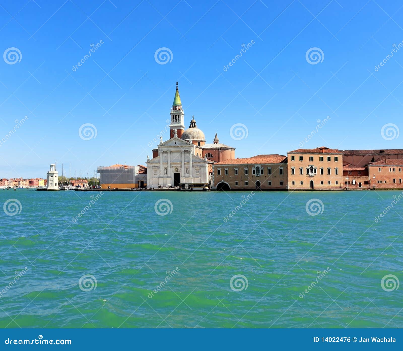 Venice on blue stock photo. Image of blue, romance, building - 14022476